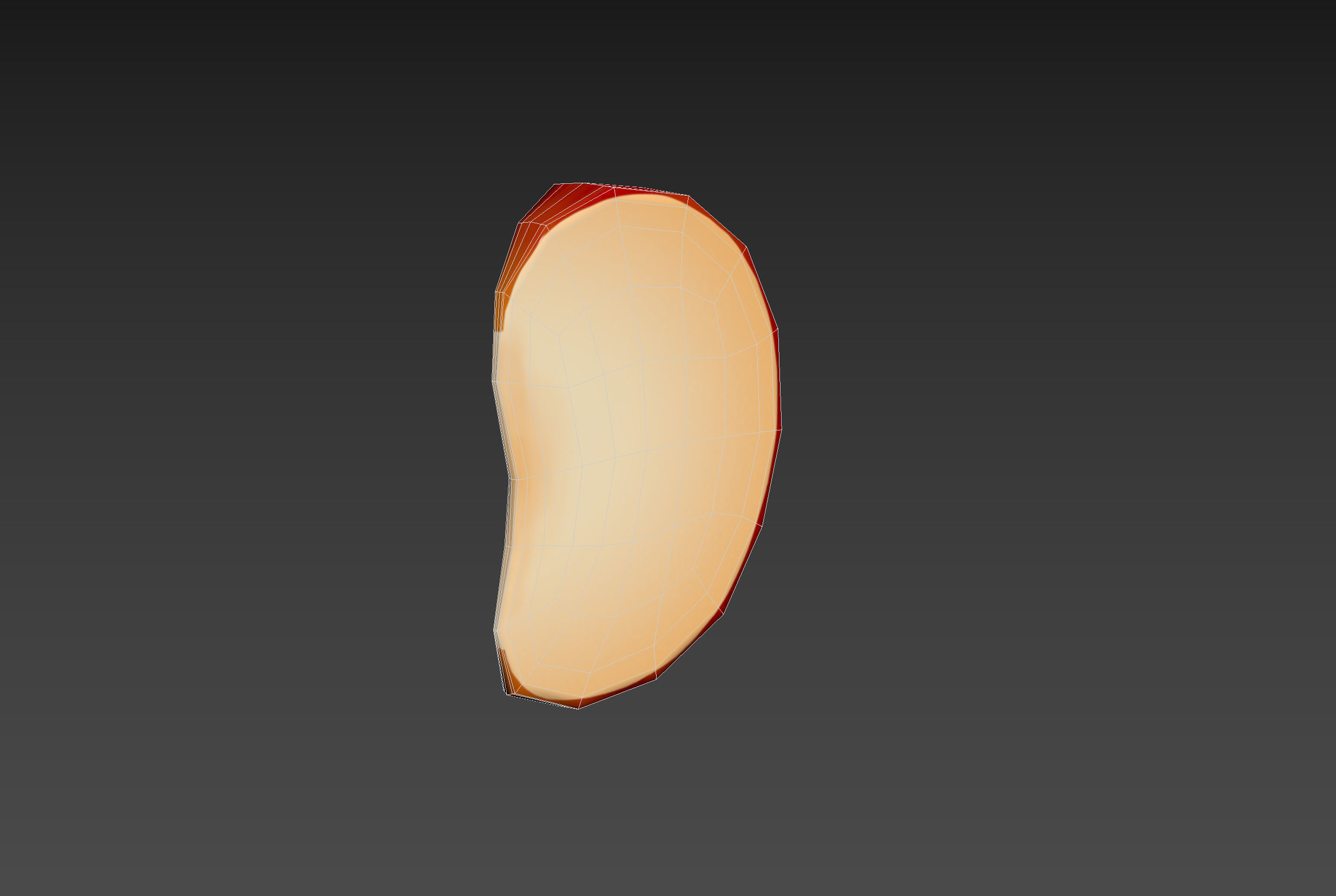 3D model Apple Slice VR / AR / low-poly | CGTrader