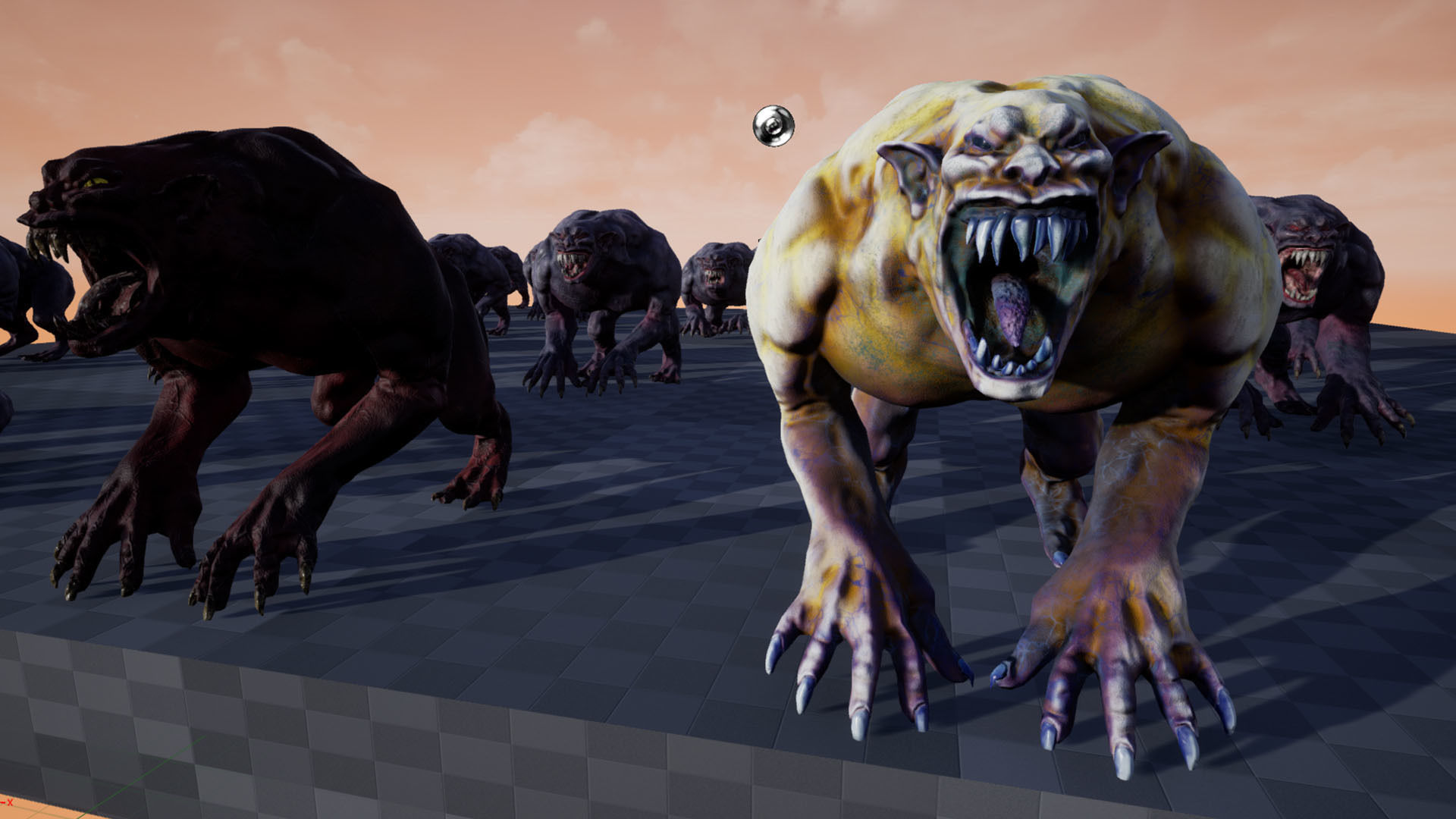 3D model Monster Hellhound VR / AR / low-poly rigged animated | CGTrader