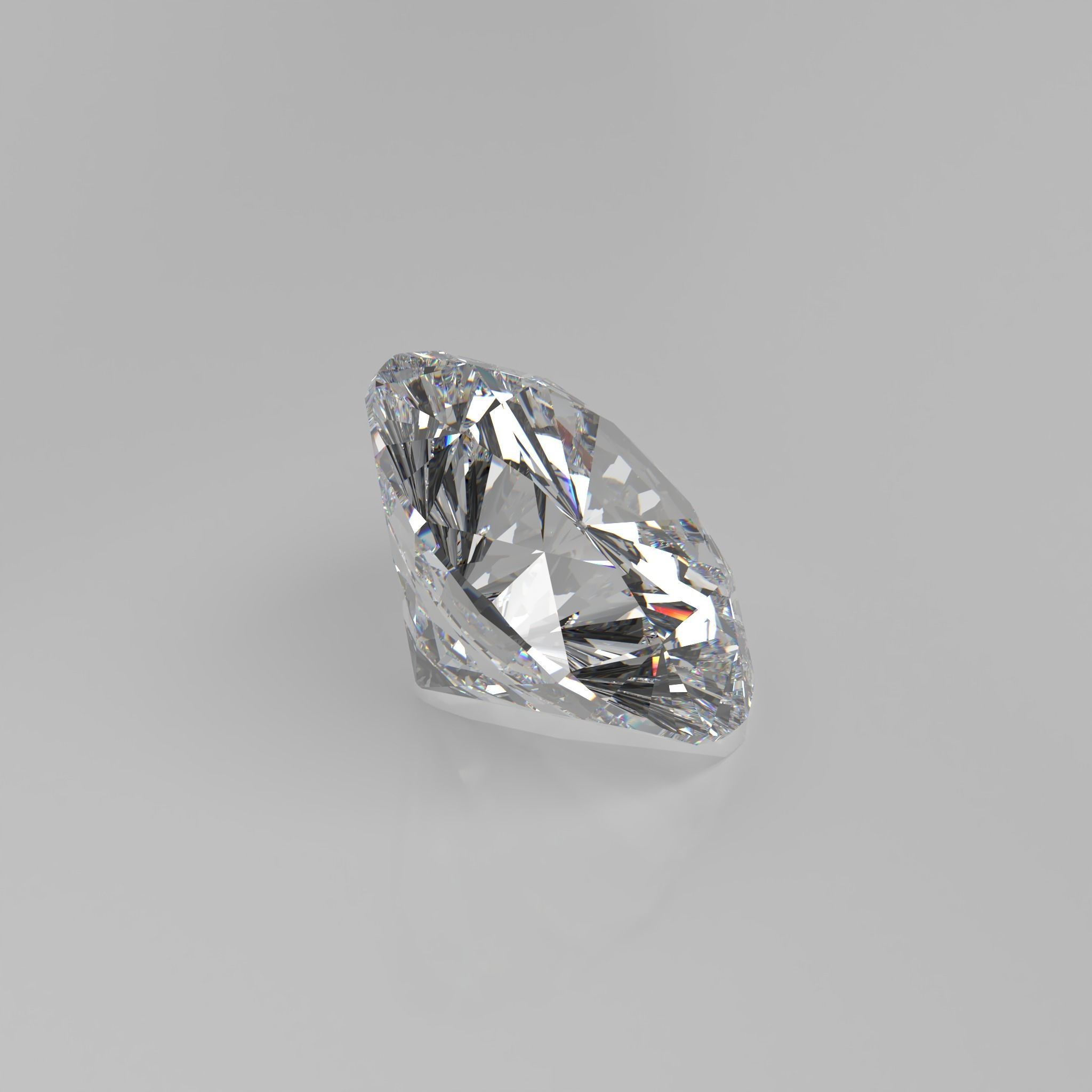 Ring - Diamond Gold Titanium 3D model | CGTrader