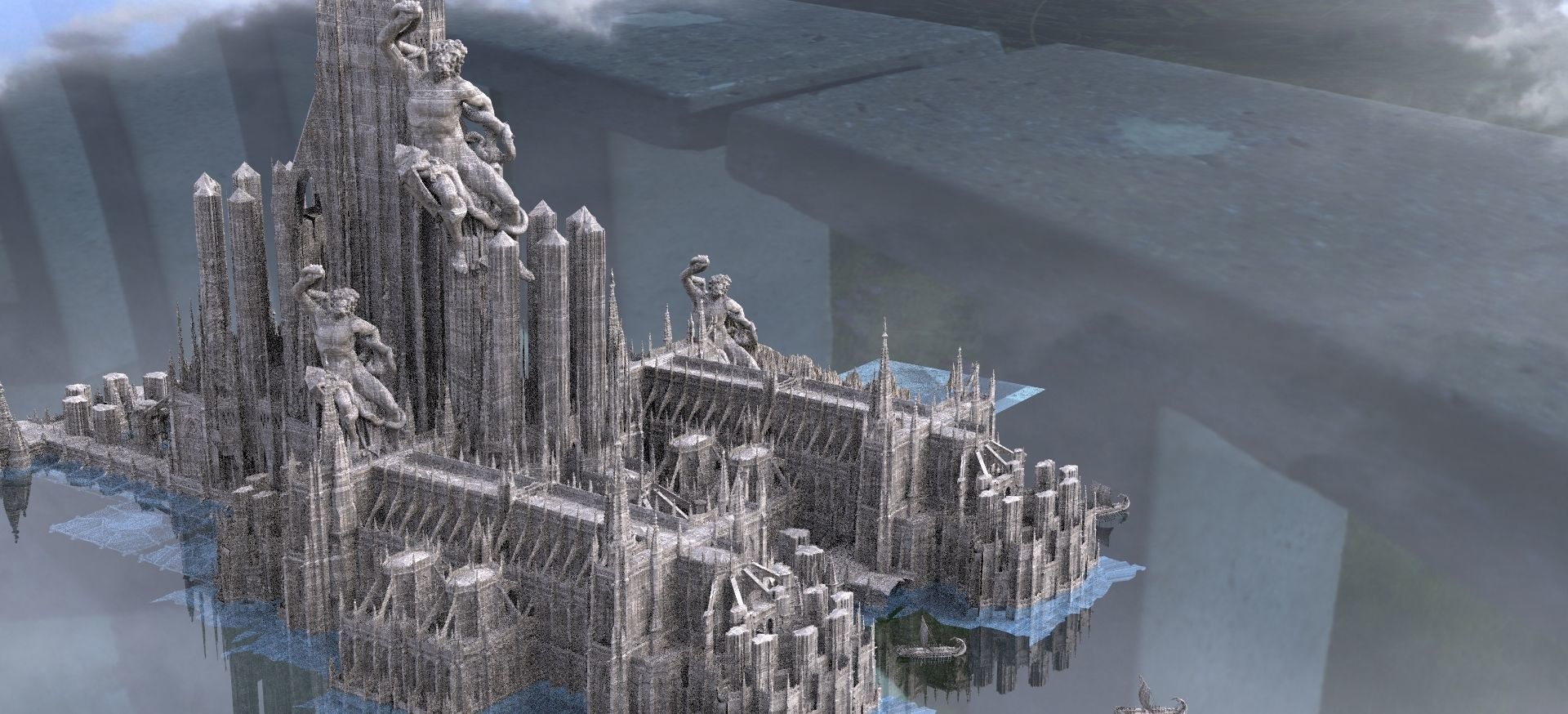 Ancient Greek collosal city 1 3D model | CGTrader