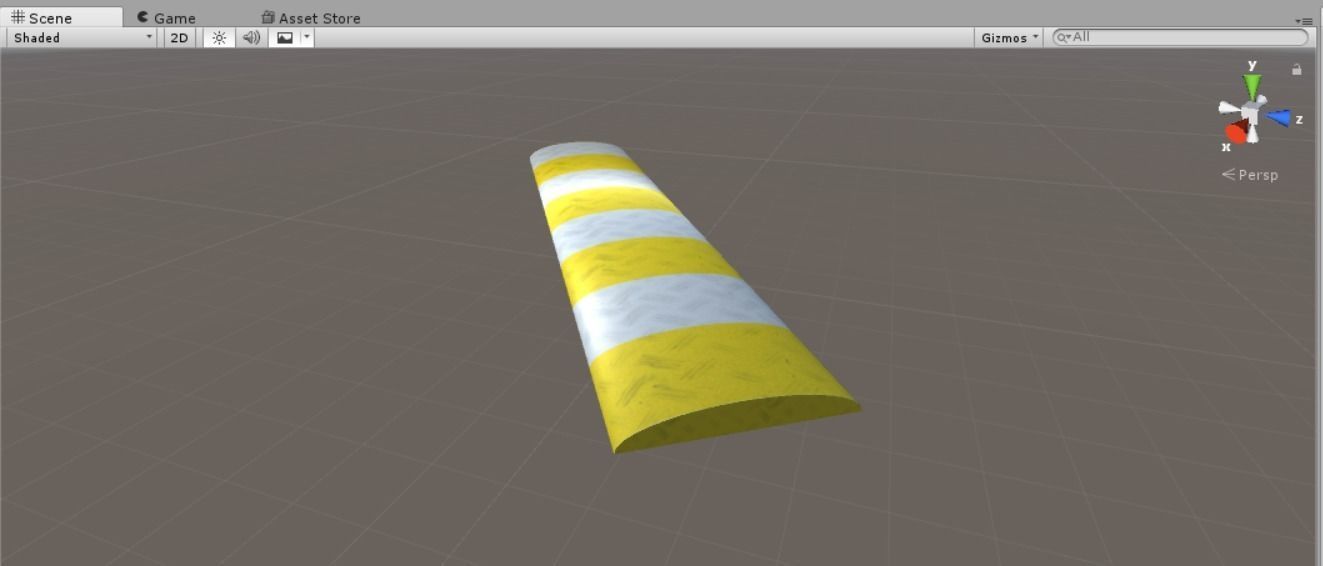 3D model Speed bump 3D model for unity VR / AR / low-poly | CGTrader