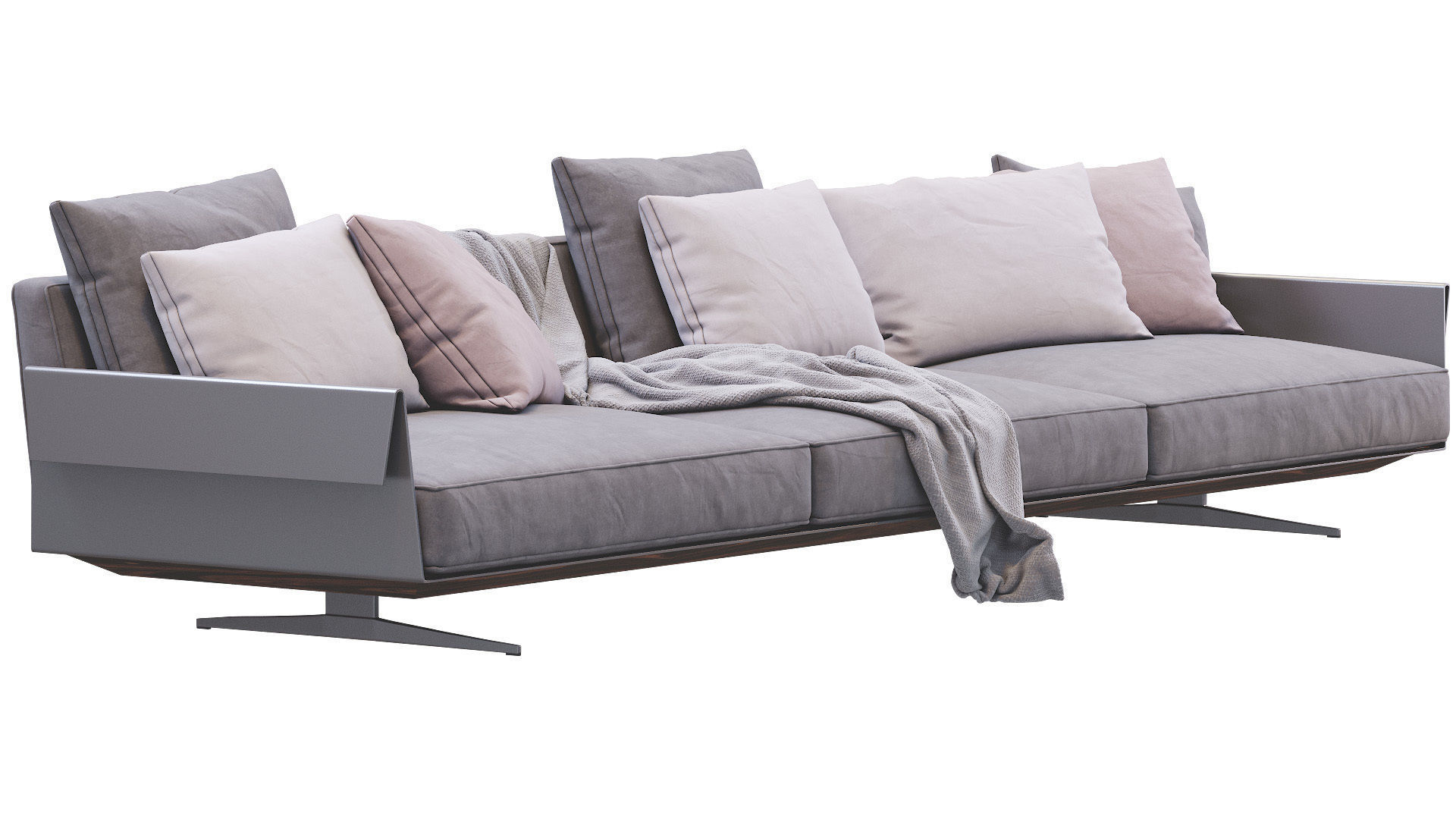 Sofa Bretton By Flexform 3D model | CGTrader