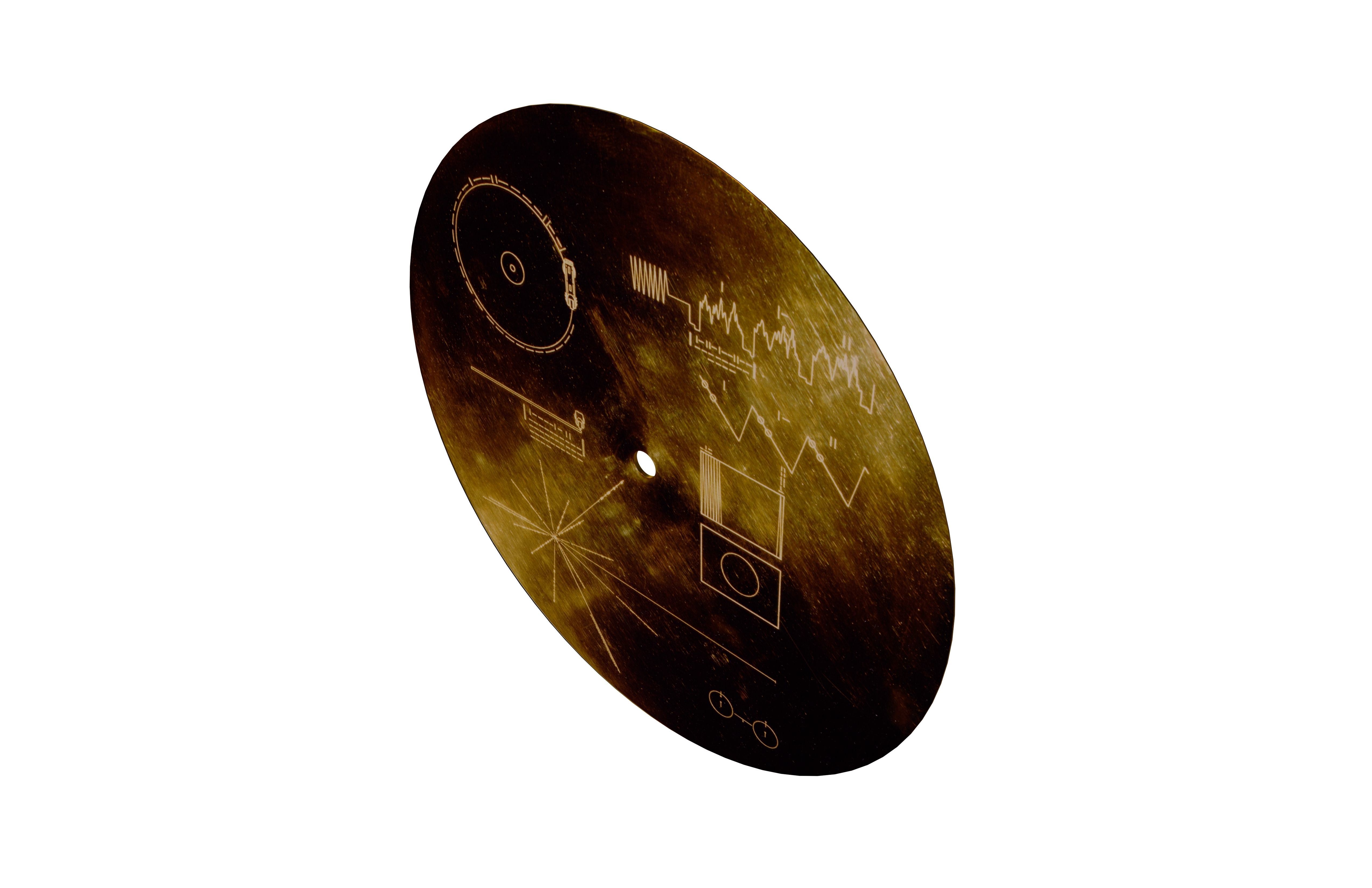 3D model Voyager Golden Record v1 001 VR / AR / low-poly | CGTrader