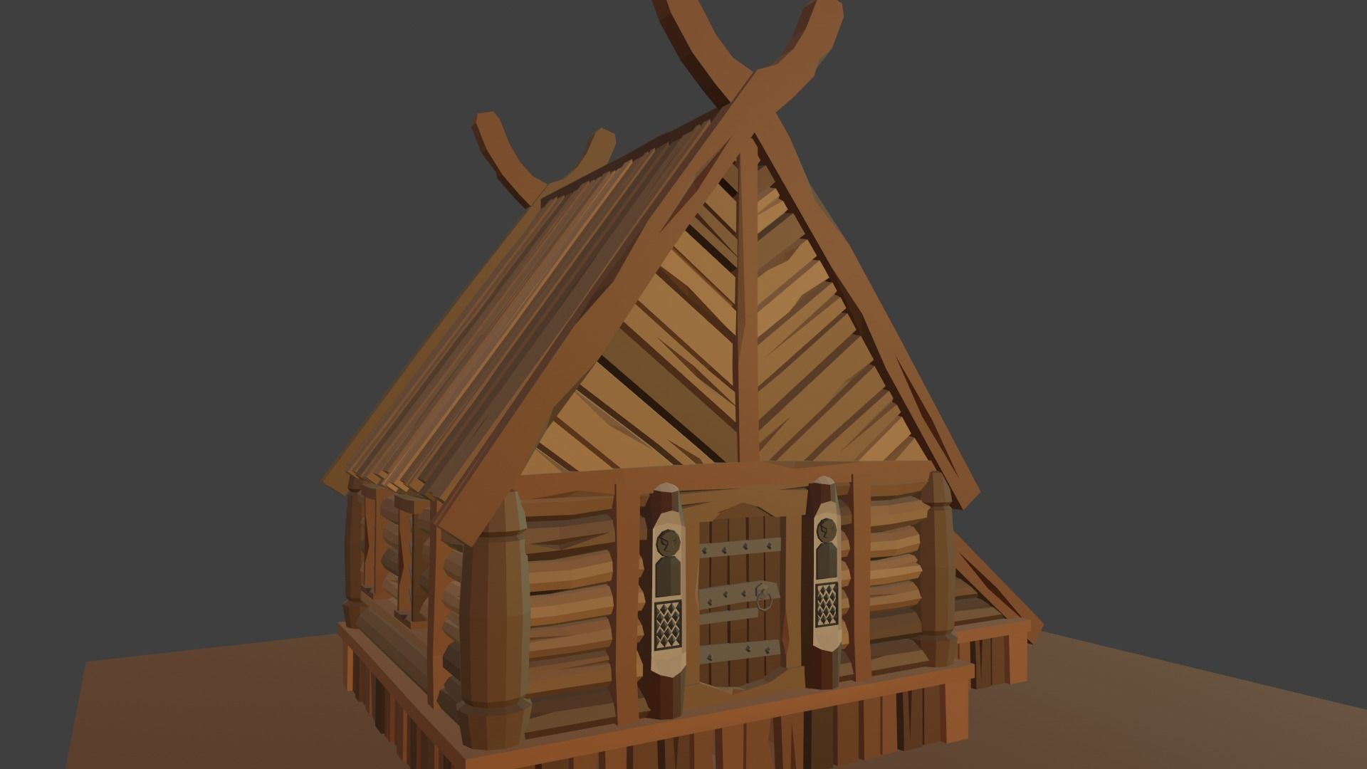3D model Low Poly Medieval House Pack VR / AR / low-poly | CGTrader