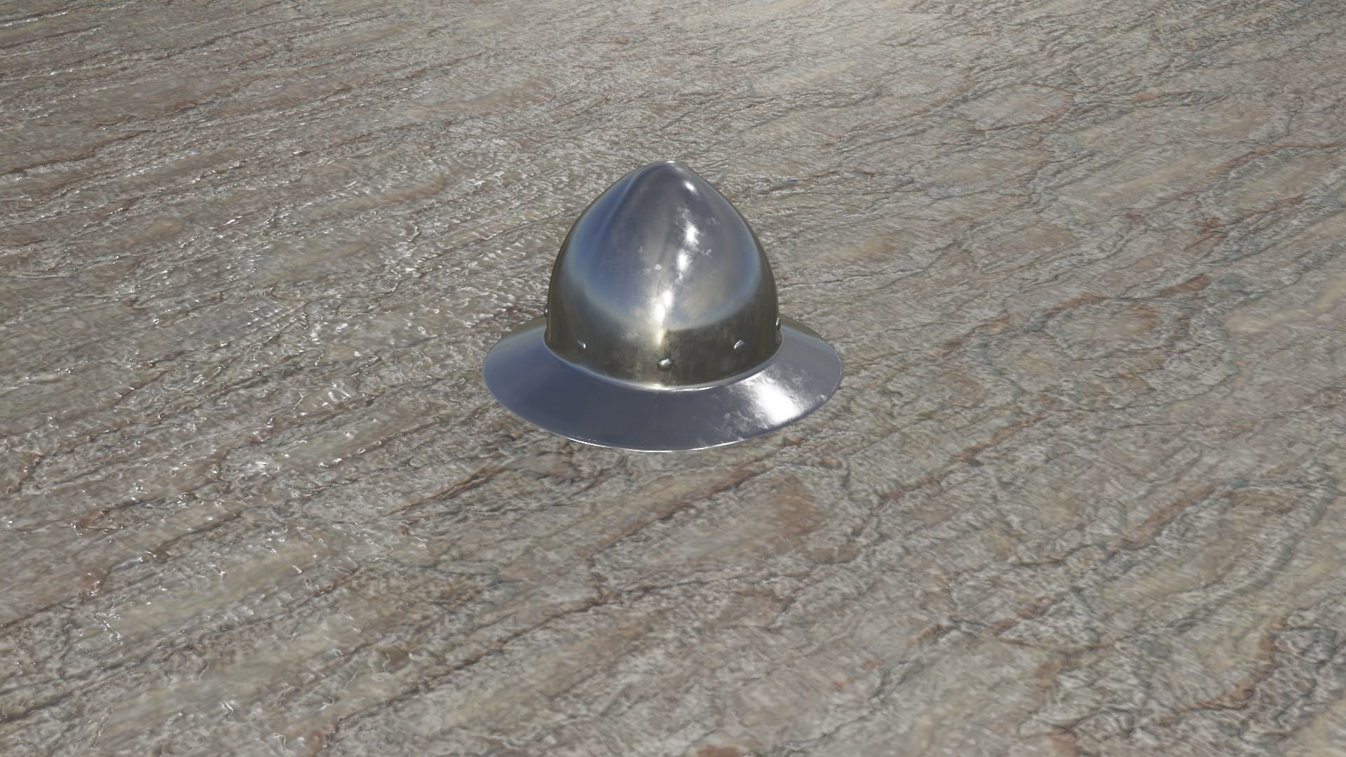 15th century kettle helmet free VR / AR / low-poly 3D model | CGTrader