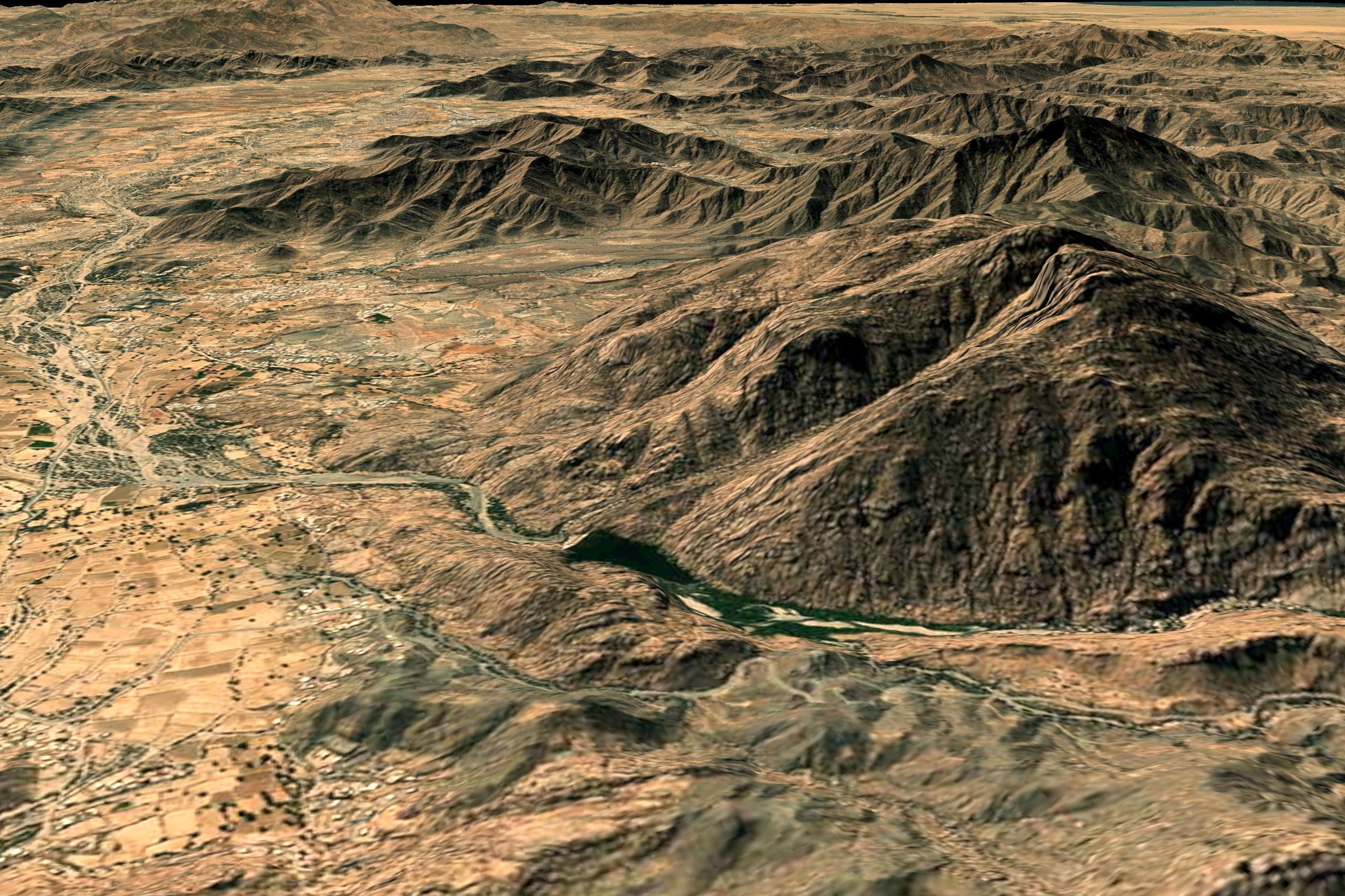 FREE Mecca and the Red Sea coast of Saudi Arabia - tile model free 3D ...