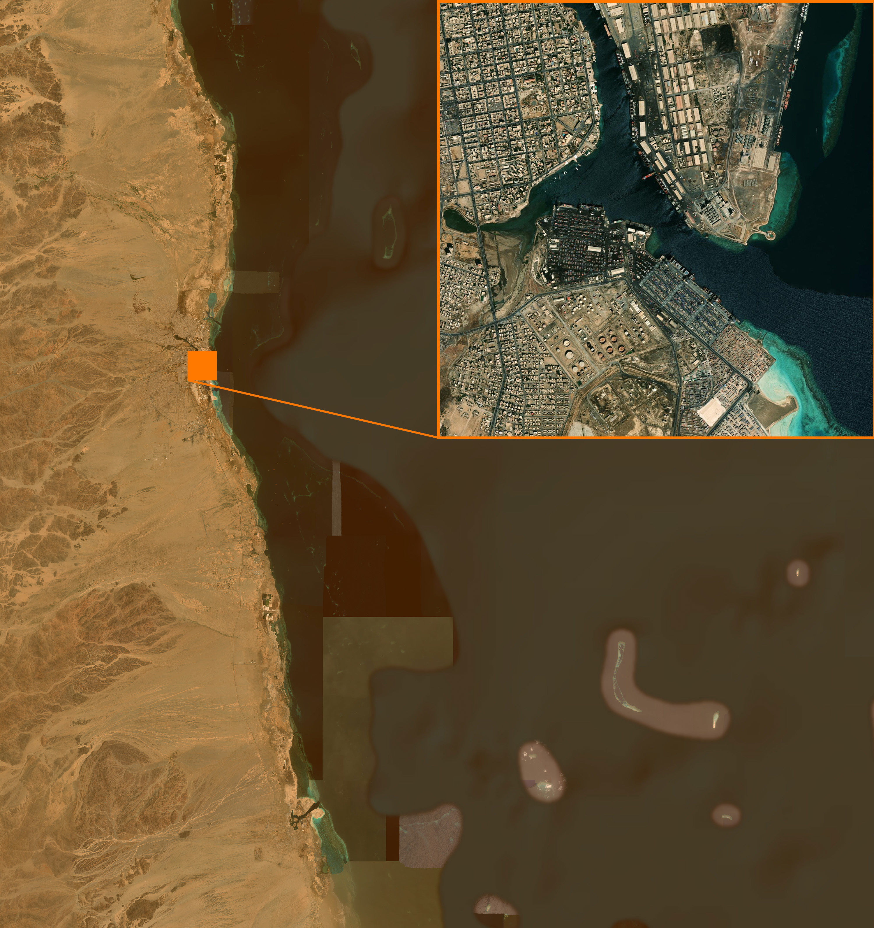 Mecca and the Red Sea coast of Saudi Arabia - tile n19 e37 3D model ...