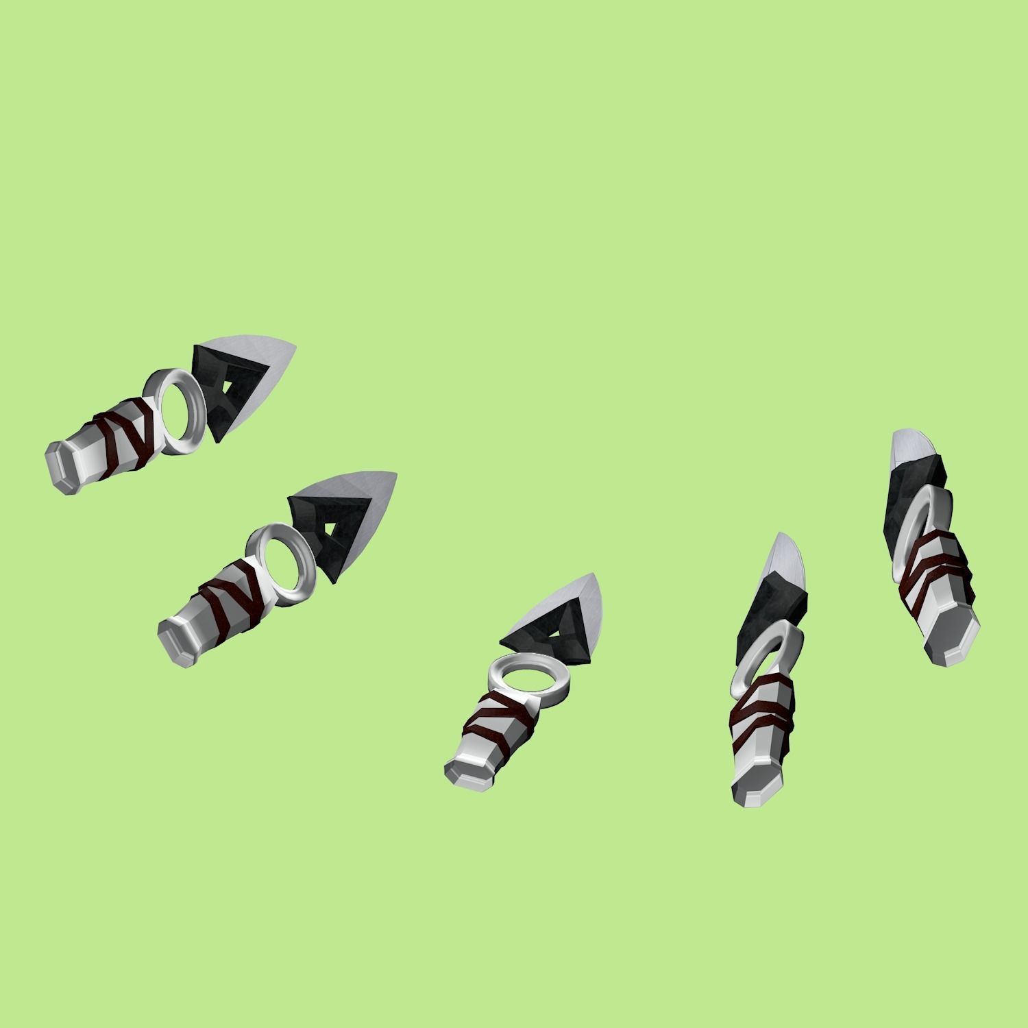 3D model Jett Knife or Blade Valorant VR / AR / low-poly | CGTrader