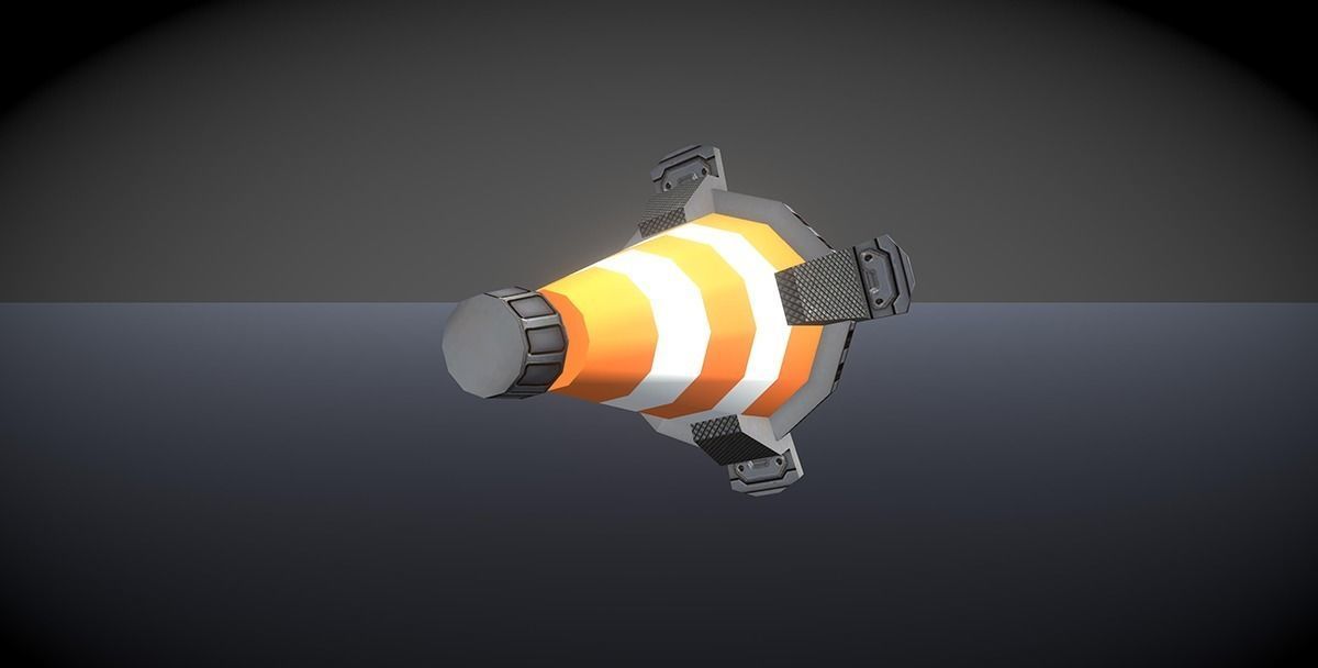 3D model Futuristic Space Props VR / AR / low-poly | CGTrader