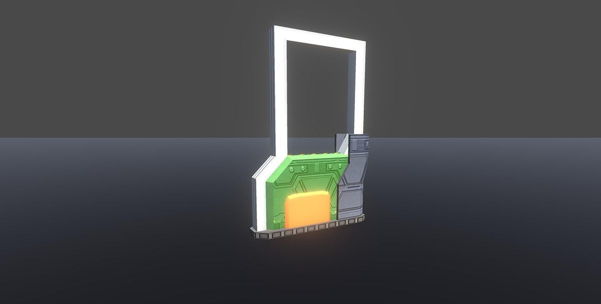 3D model Futuristic Space Props VR / AR / low-poly | CGTrader