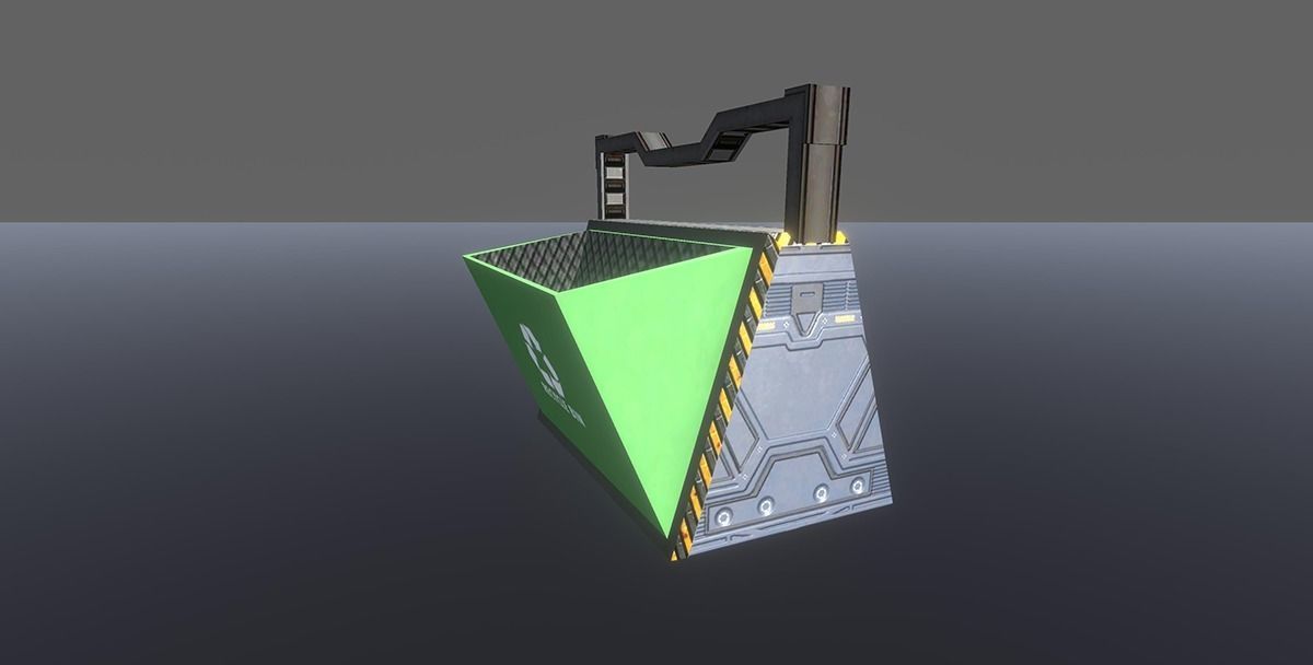 3D model Futuristic Space Props VR / AR / low-poly | CGTrader