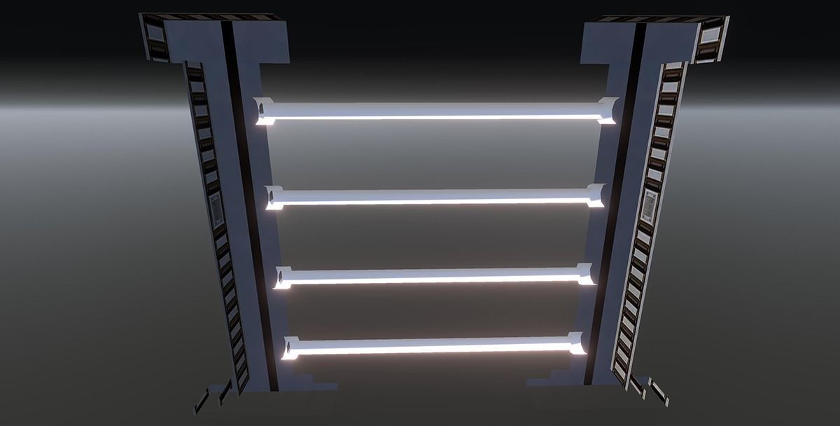 3D model Futuristic Space Props VR / AR / low-poly | CGTrader