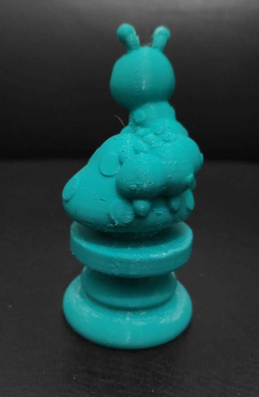 Alice Chess - Side A - Caterpillar - Rook 3D model 3D printable | CGTrader