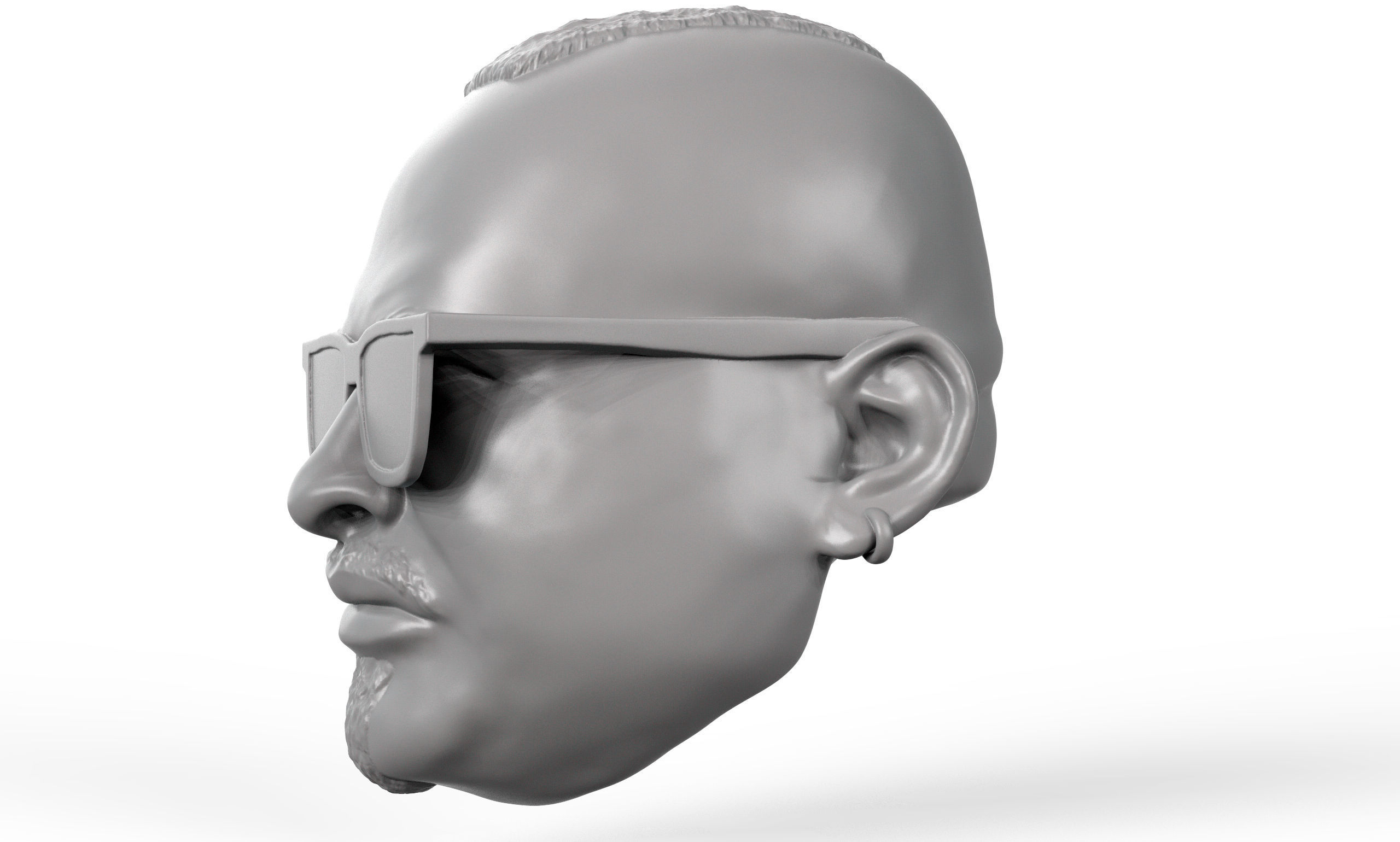 Bad Misfortune Fade 3D printable action figure head sculpt 3D model 3D ...