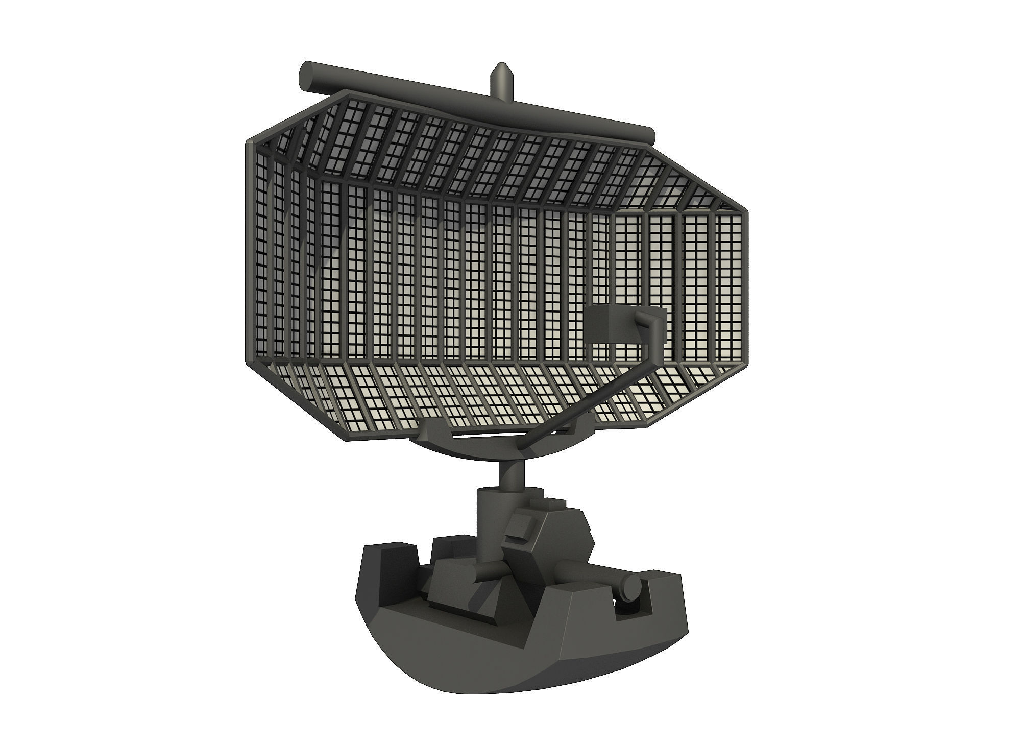 NAVAL SENSORS AND RADARS 3D model | CGTrader