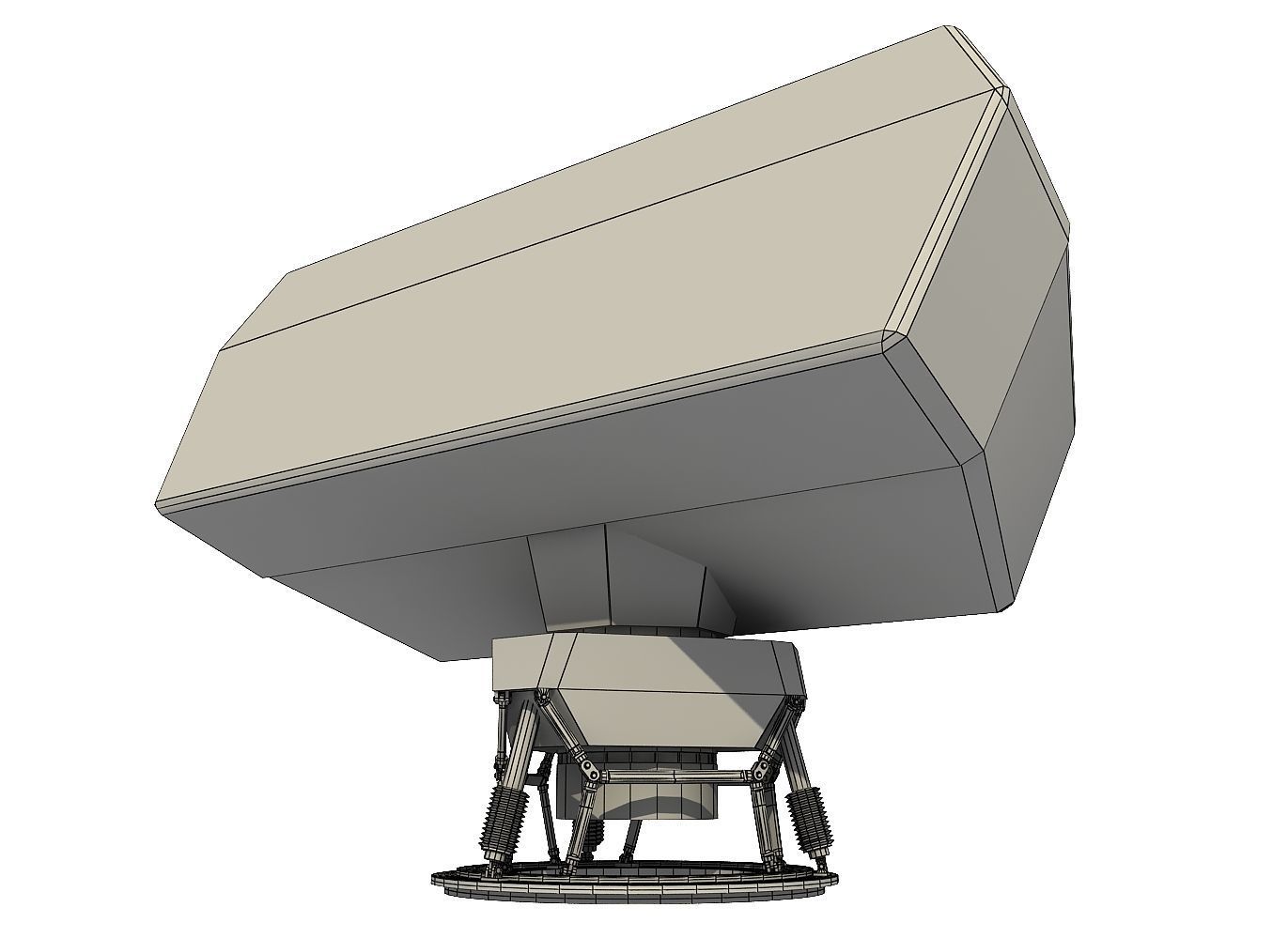 NAVAL SENSORS AND RADARS 3D model | CGTrader