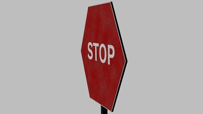 Stop Sign 3D model | CGTrader
