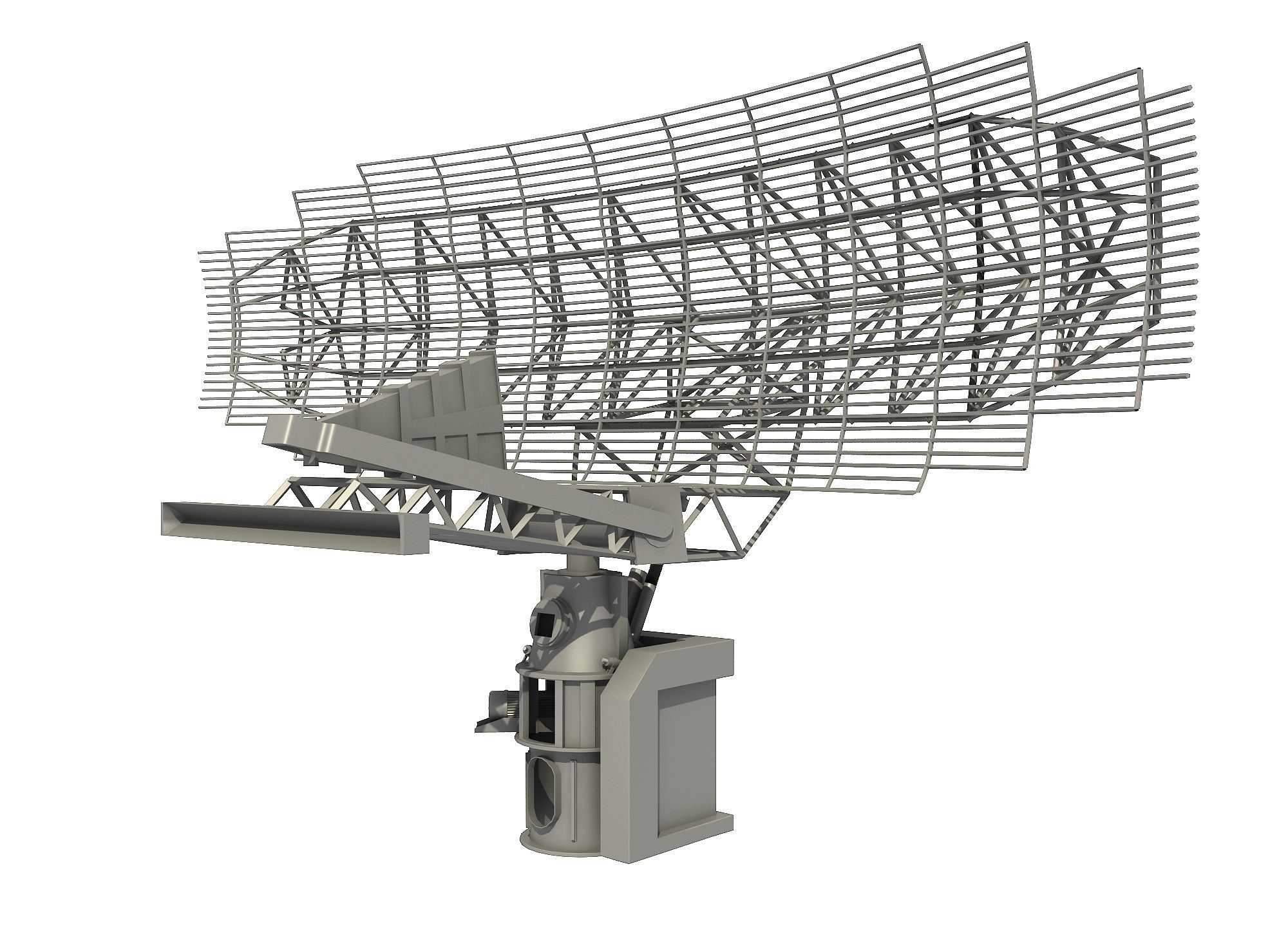 AN SPS-49 AIR SEARCH RADAR 3D model | CGTrader