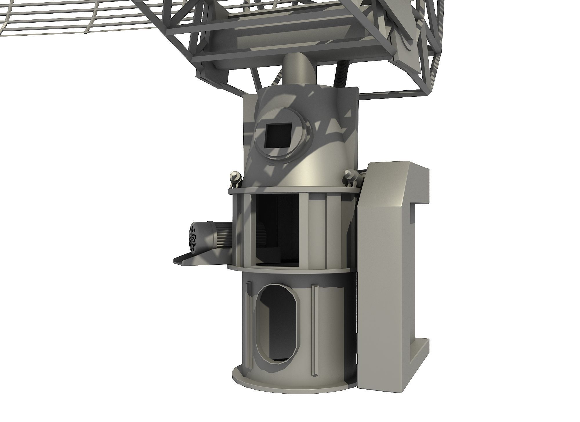 AN SPS-49 AIR SEARCH RADAR 3D model | CGTrader