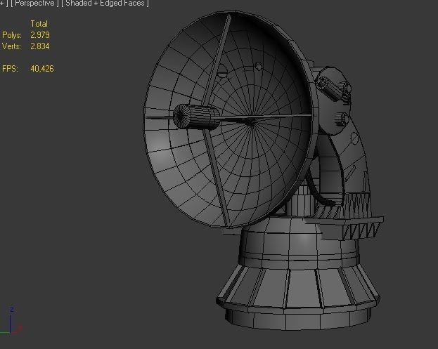 MK 92 STIR FIRE CONTROL RADAR 3D model | CGTrader