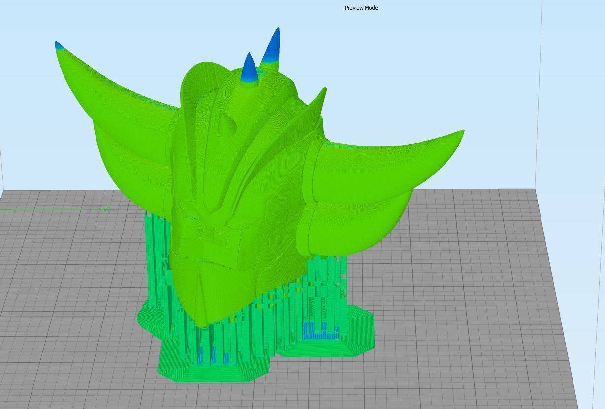 grendizer infinitism goldorak-2 versions -stl print 3d 3D model 3D ...