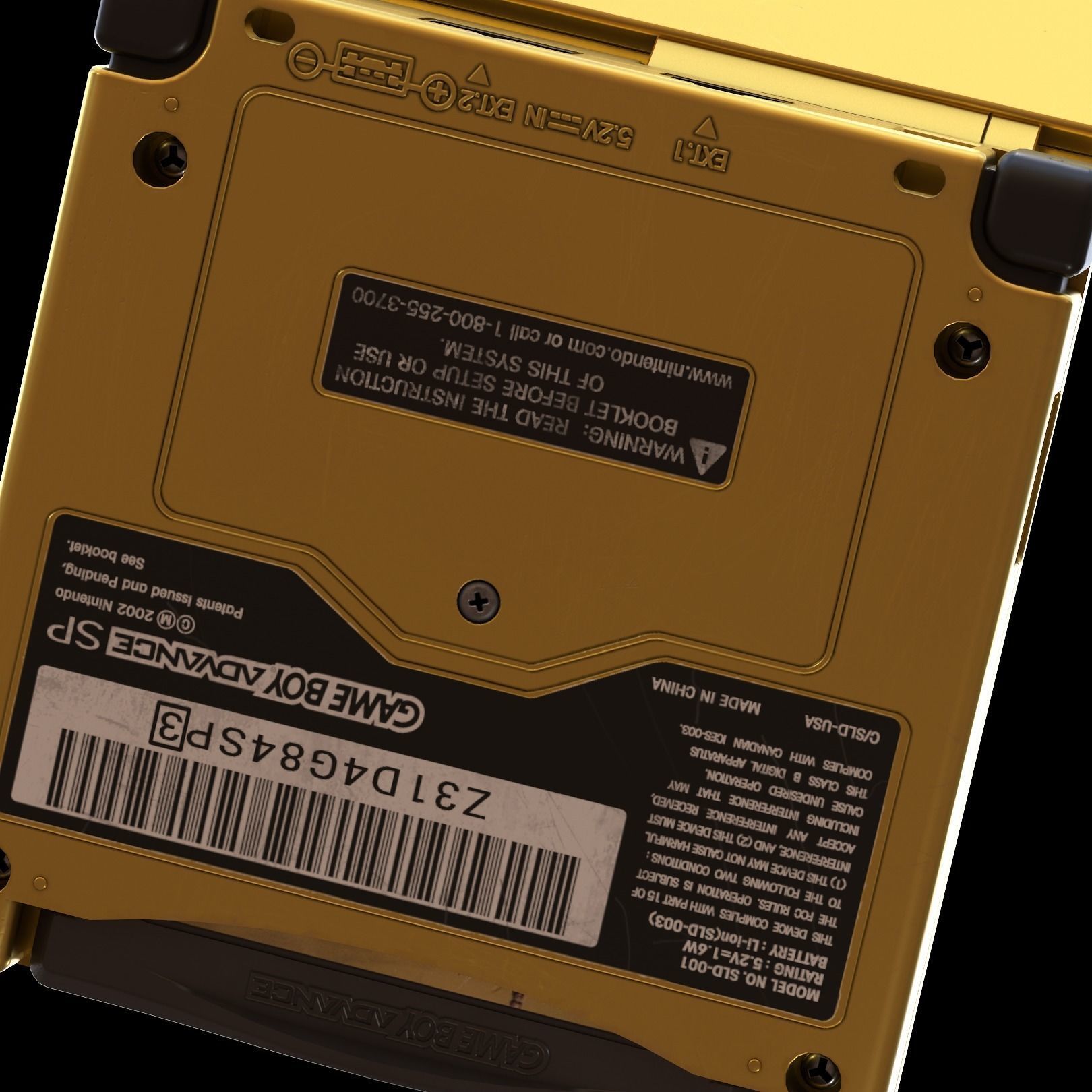 3D model Gameboy Advance SP Zelda VR / AR / low-poly | CGTrader