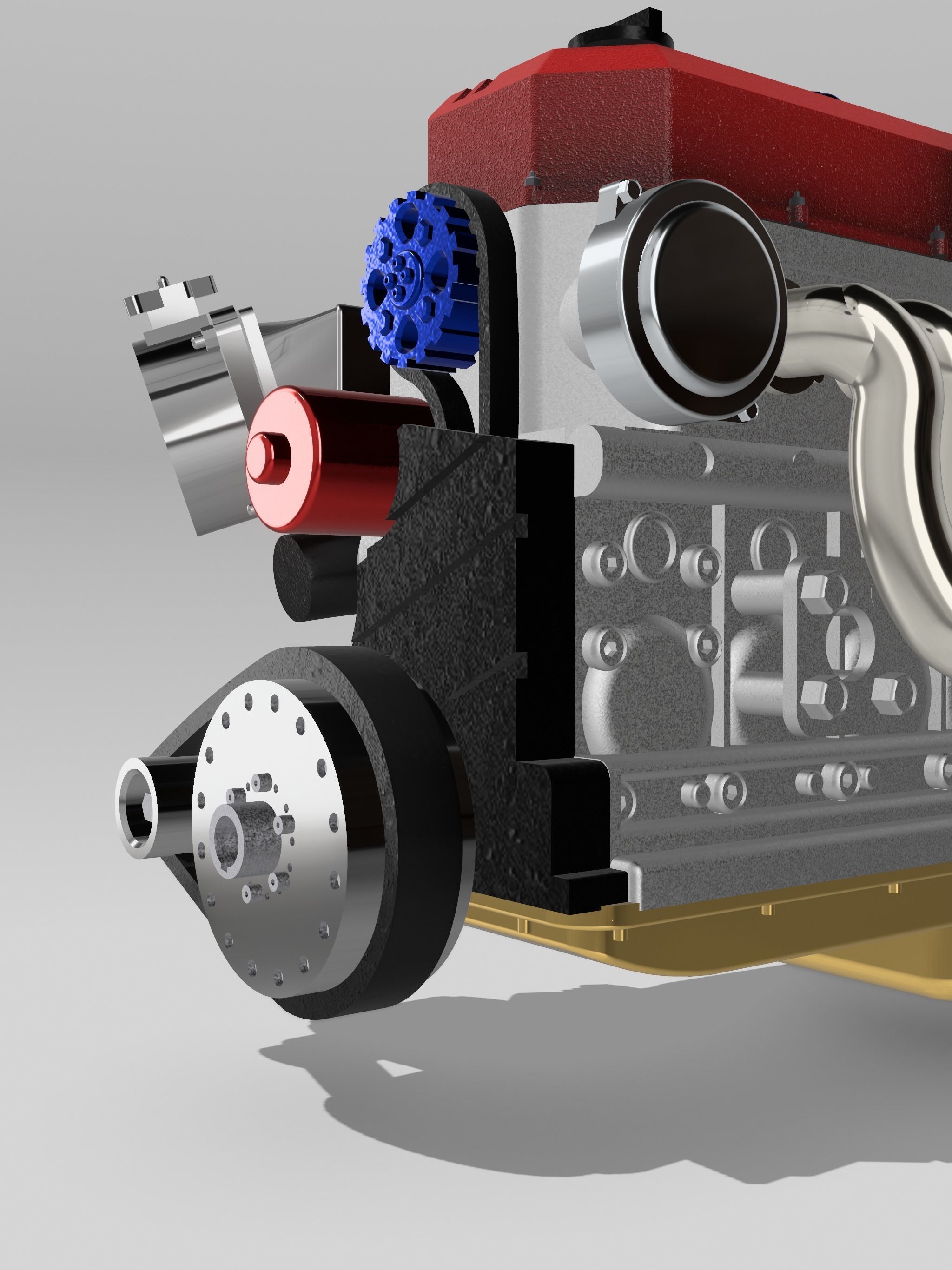 Nissan Holden RB30 DET SOHC Turbo VL Commodore RB 3D model 3D printable ...