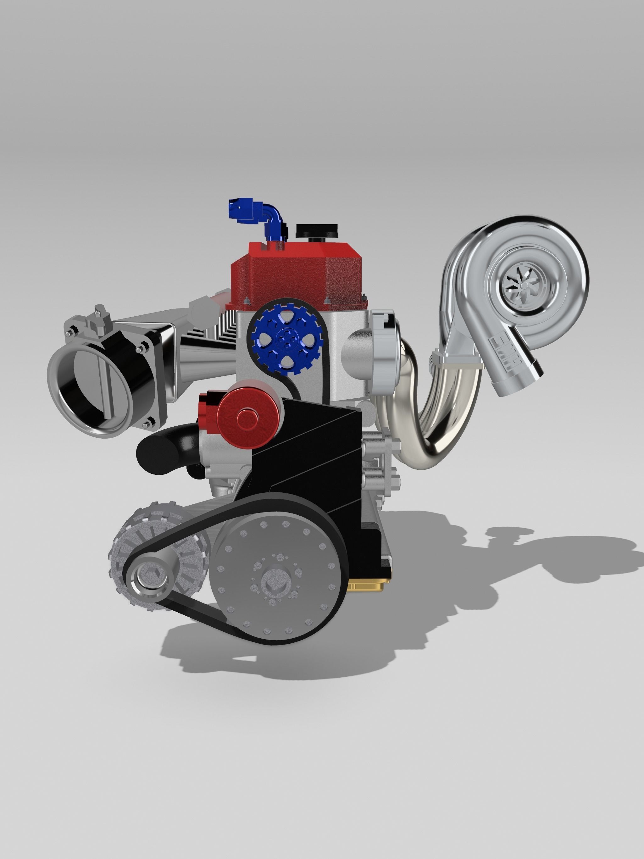 Nissan Holden RB30 DET SOHC Turbo VL Commodore RB 3D model 3D printable ...