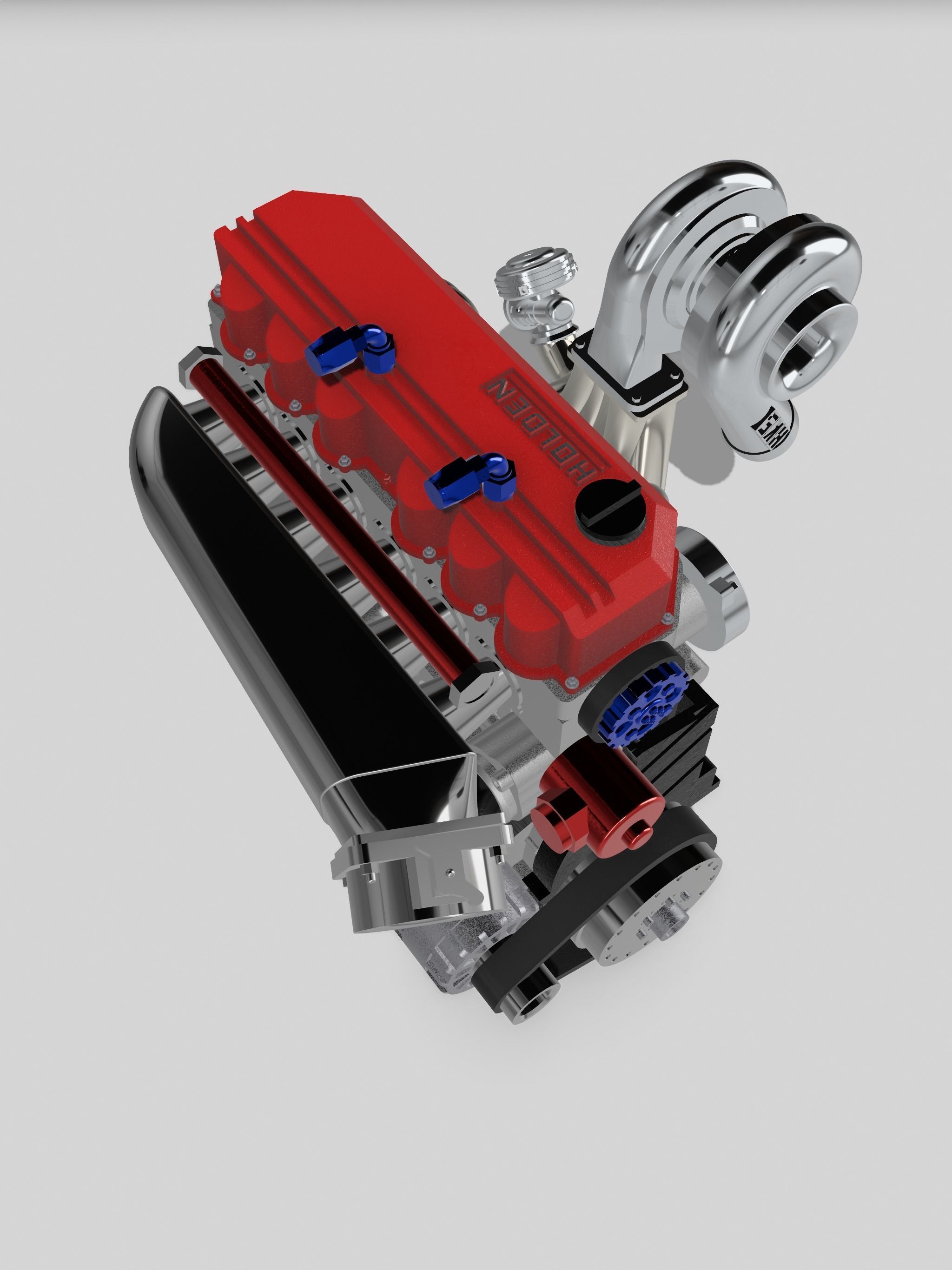 Nissan Holden RB30 DET SOHC Turbo VL Commodore RB 3D model 3D printable ...