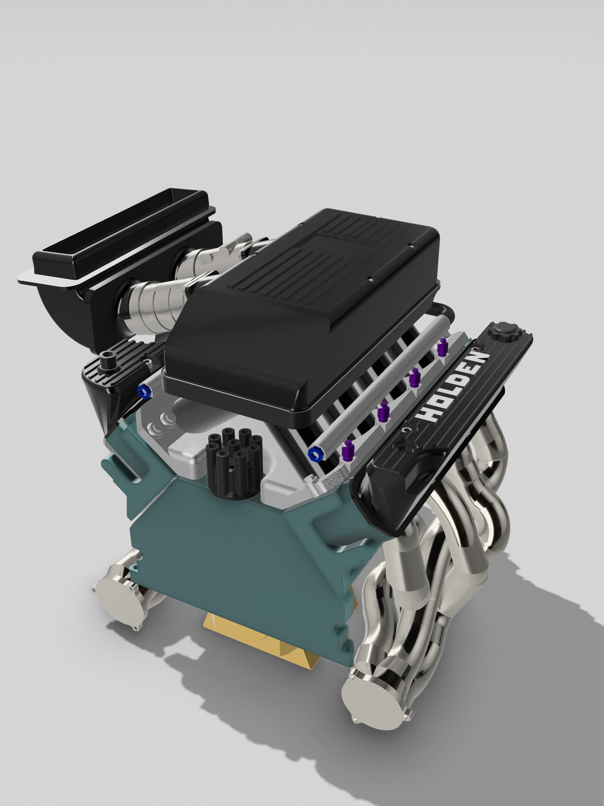 Holden Group A Walkinshaw 304 V8 Engine Commodore VL 3D model 3D ...