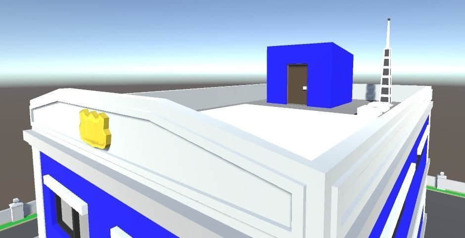 3D model Low-Poly Police Station VR / AR / low-poly | CGTrader