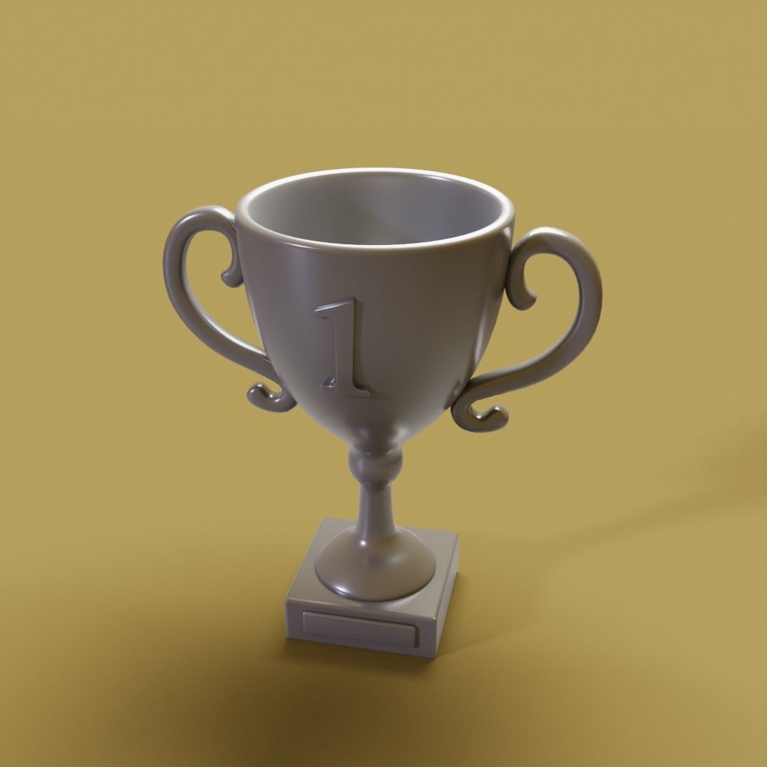 3D model Cartoon trophy prize VR / AR / low-poly | CGTrader