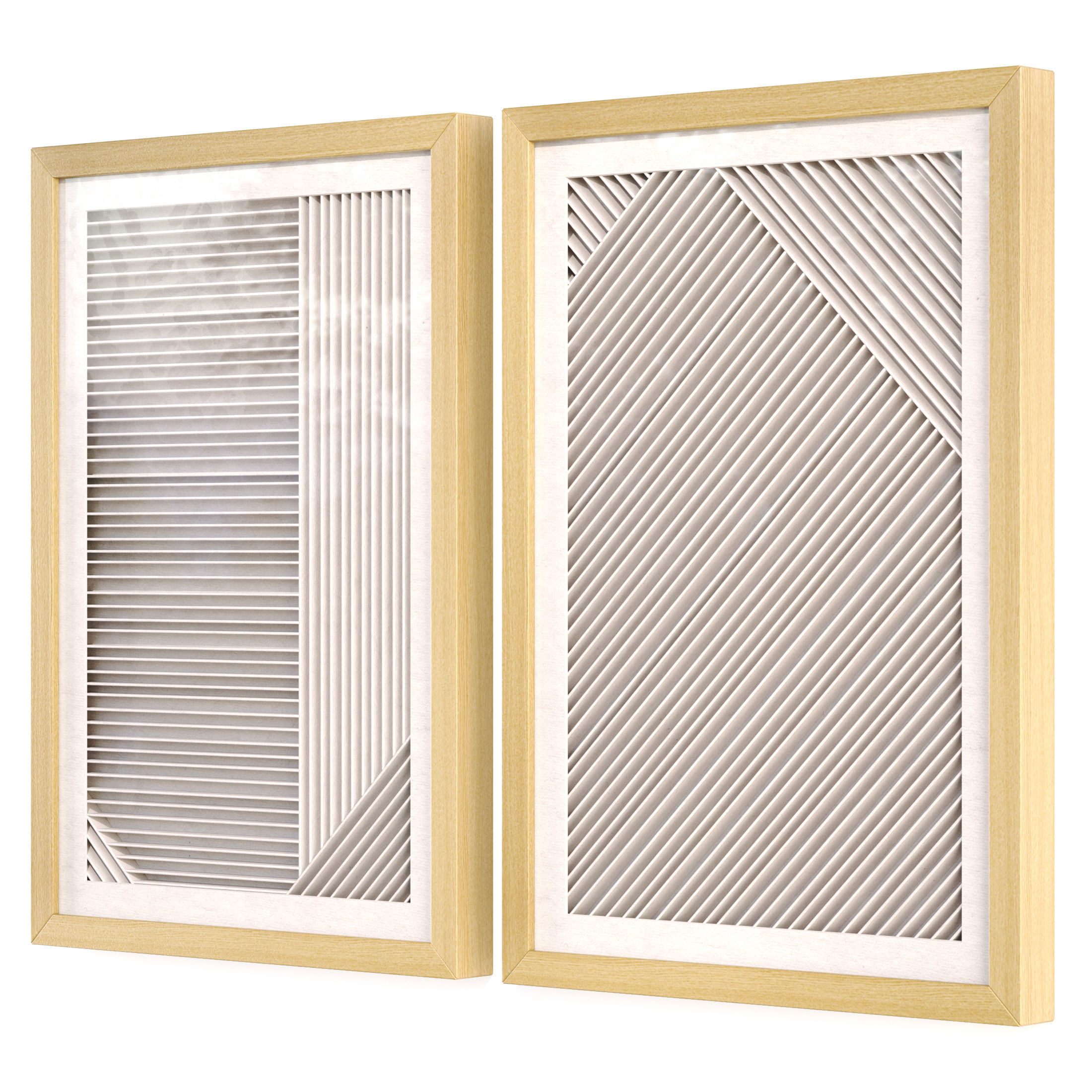 HKliving Layered paper art frames 3D model | CGTrader