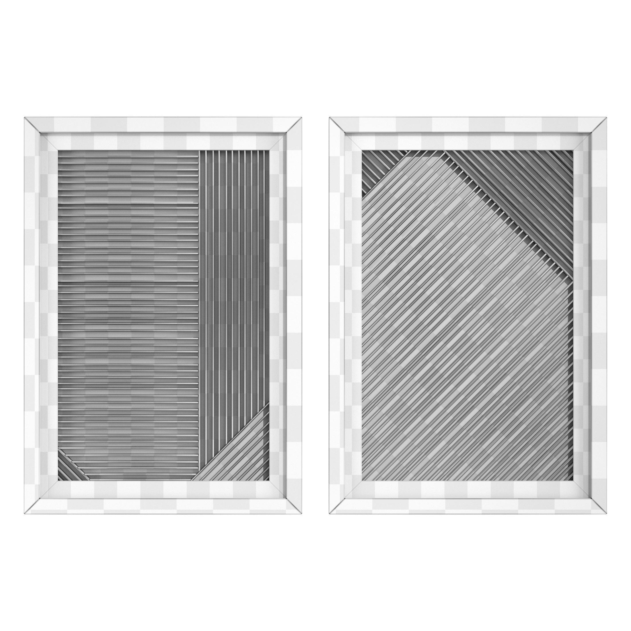HKliving Layered paper art frames 3D model | CGTrader