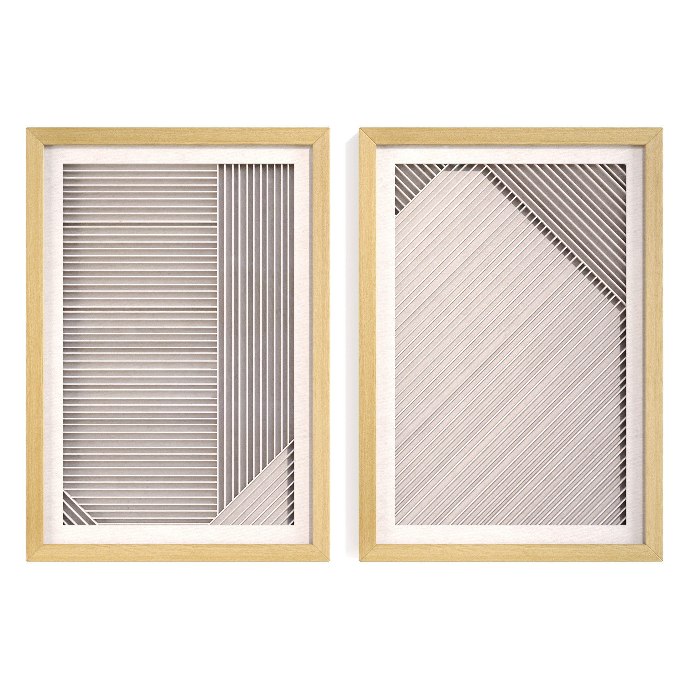 HKliving Layered paper art frames 3D model | CGTrader