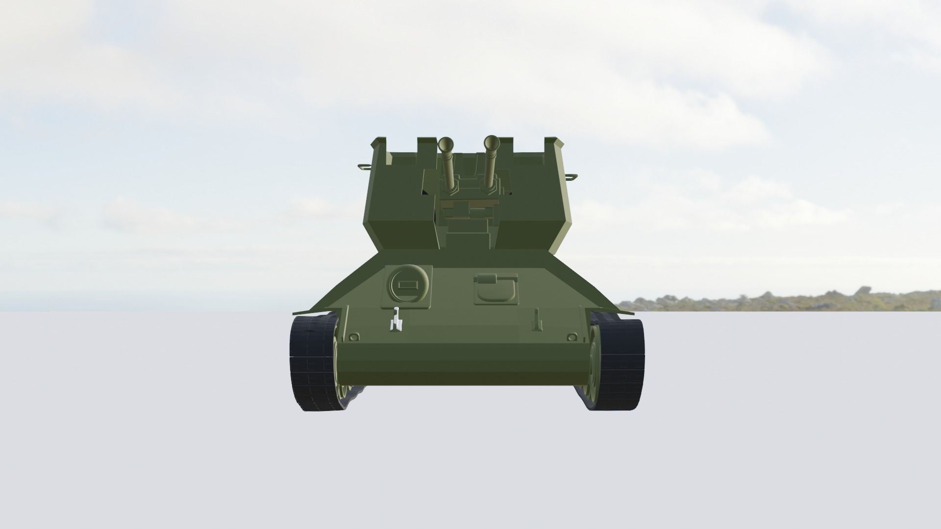 3D model Type 63 anti air tank VR / AR / low-poly | CGTrader