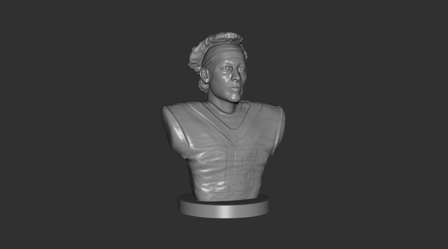 Patrick Mahomes 3D model 3D printable | CGTrader