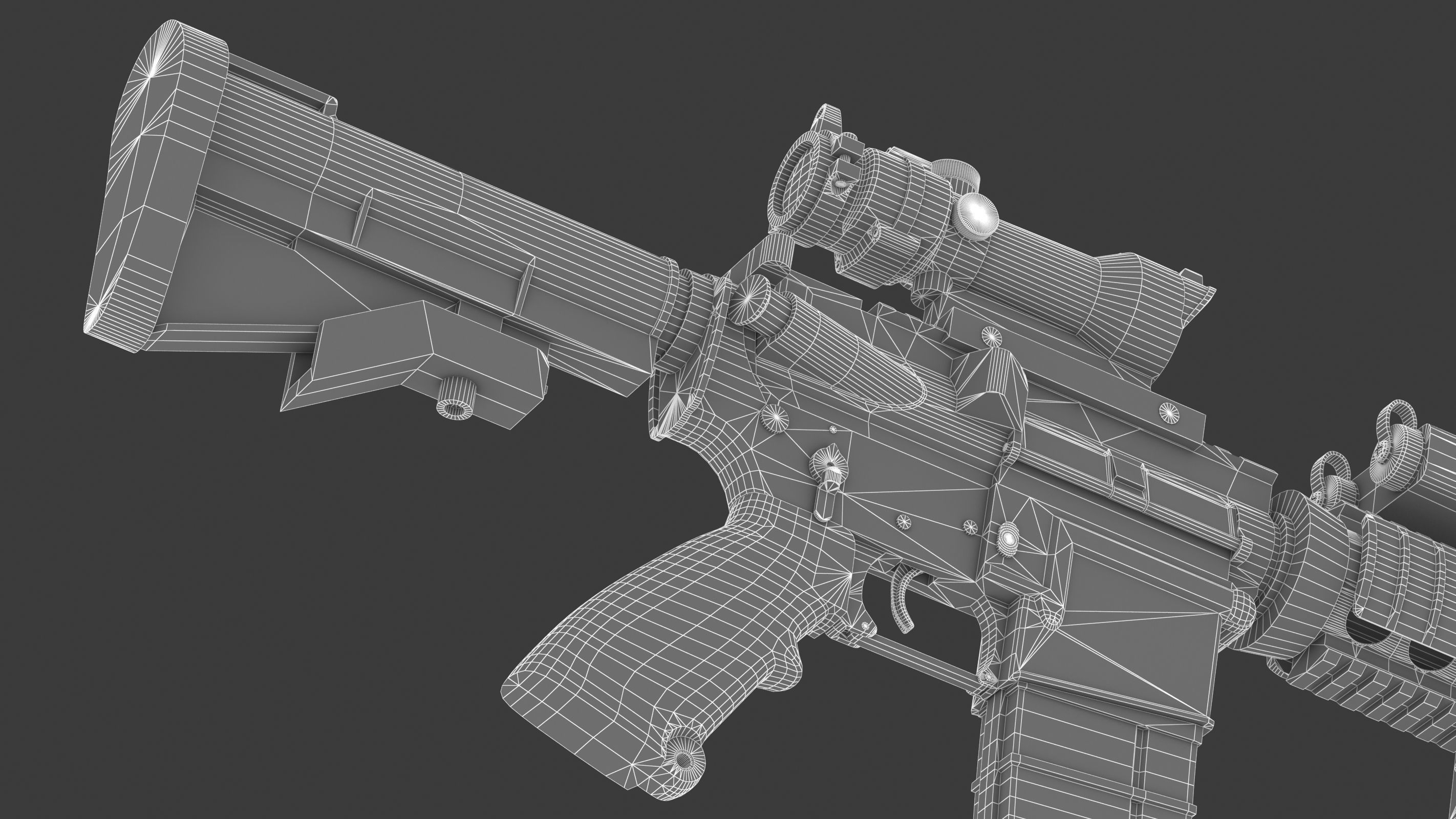 3D model Colt Canada C8SFW Low Poly VR / AR / low-poly | CGTrader