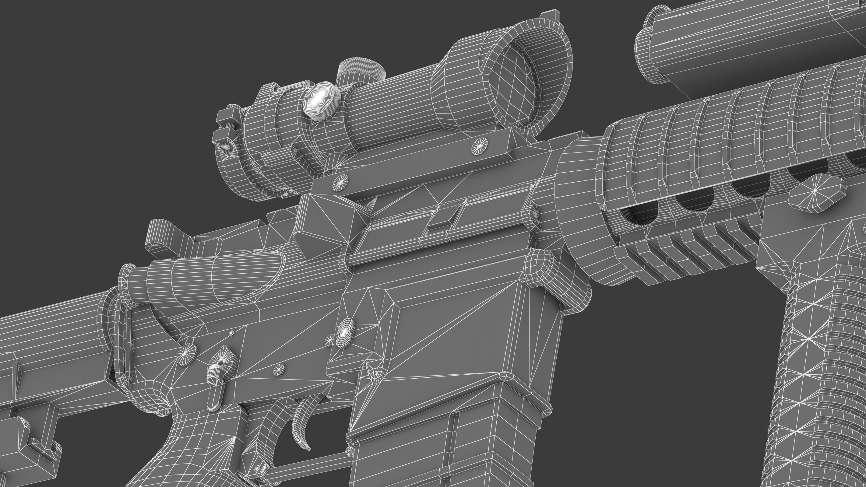 3D model Colt Canada C8SFW Low Poly VR / AR / low-poly | CGTrader