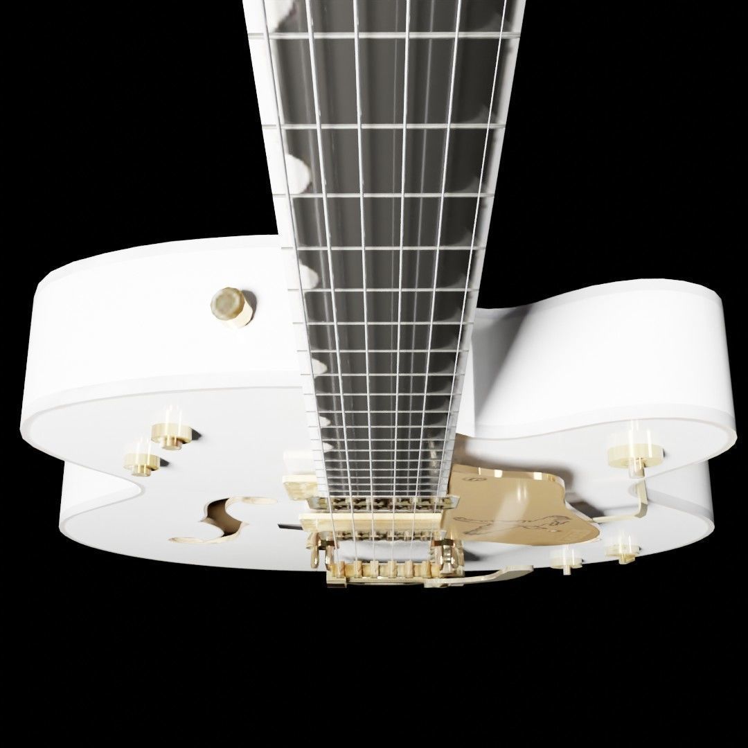 Guitar G-String 3D model | CGTrader