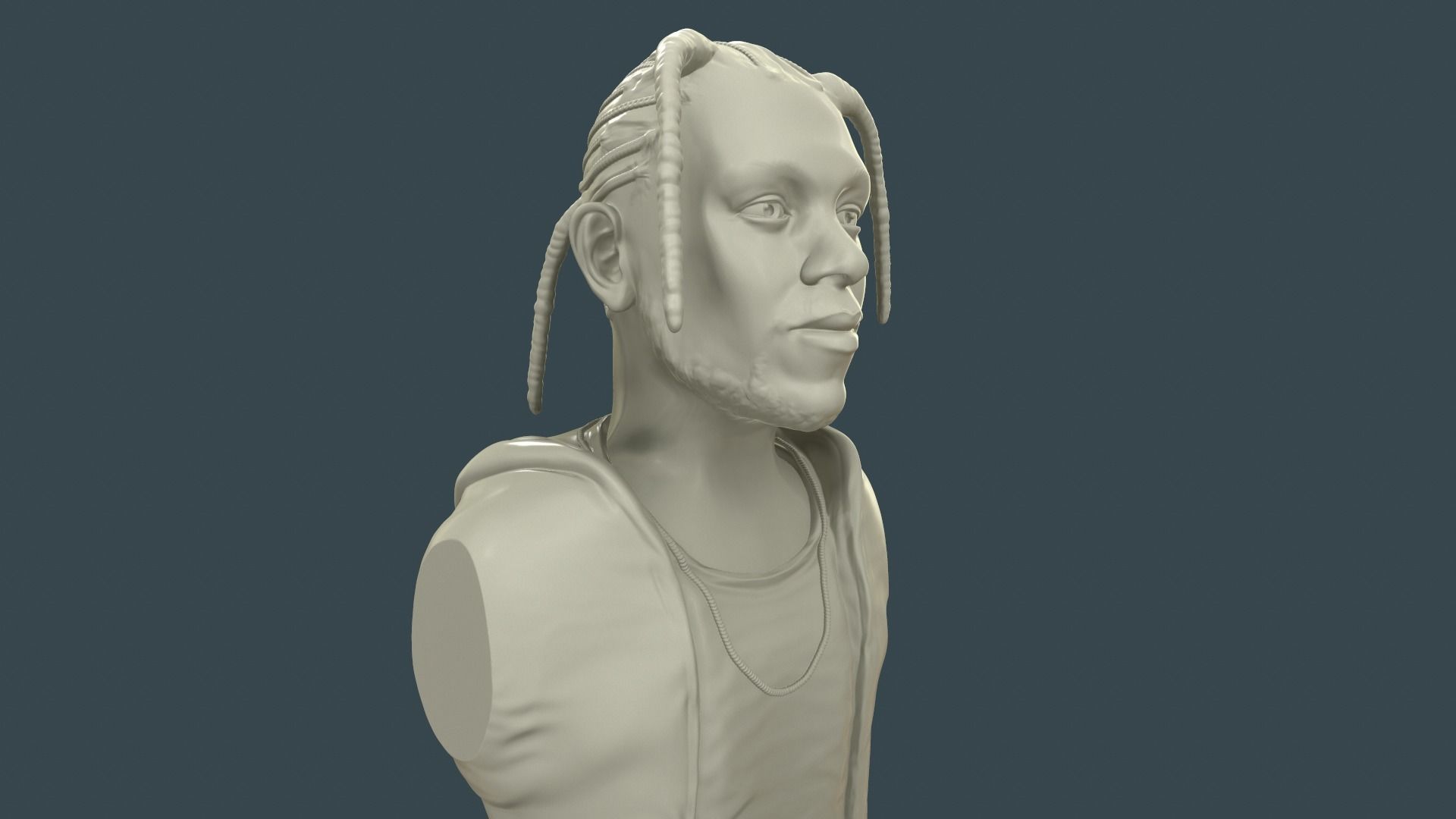 Kendrick Lamar 3D model 3D printable | CGTrader