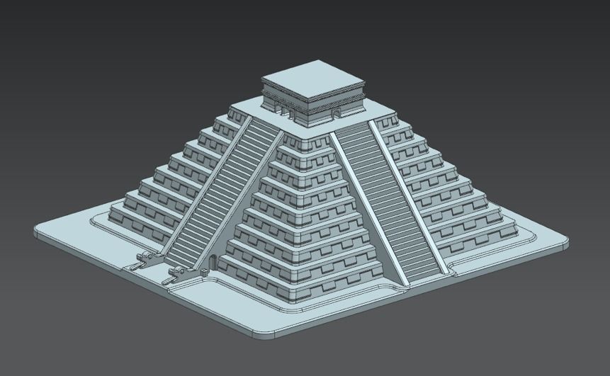 El Castillo - Chichen Itza 3D model | CGTrader