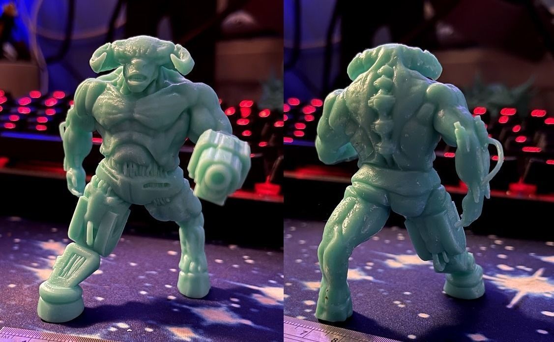 Doom Cyberdemon DOS Print Model 3D model 3D printable | CGTrader