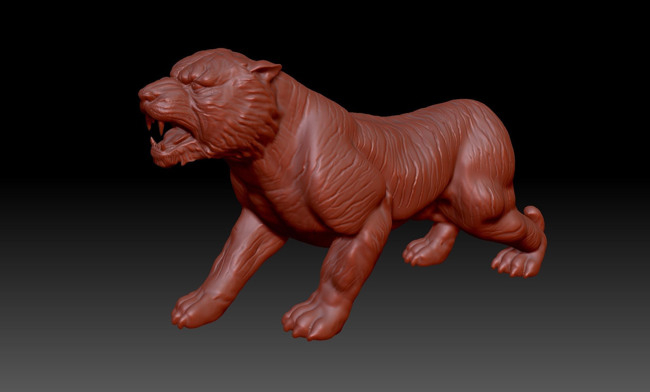 Tiger 3D model 3D printable | CGTrader