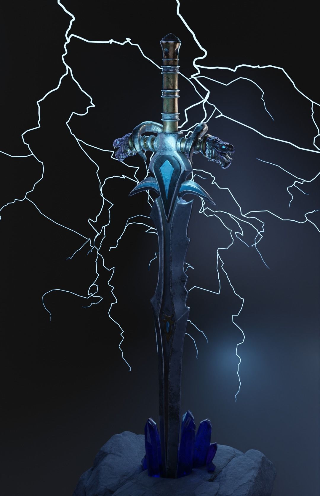 Ultimatium The Lich king sword 3D model | CGTrader