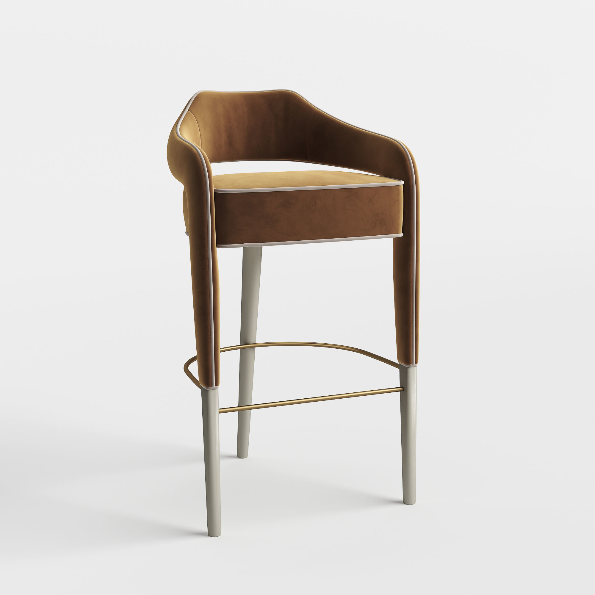 Eporta Invicta Bar Stool 3D model | CGTrader