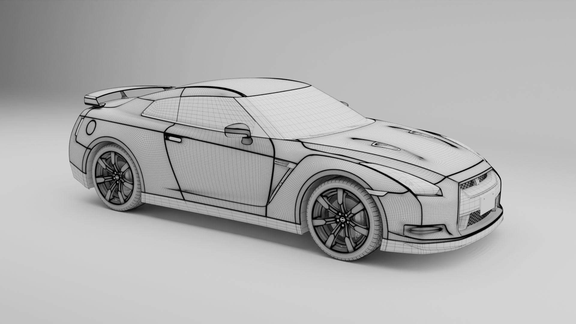 Nissan Skyline GT-R R35 3D model | CGTrader