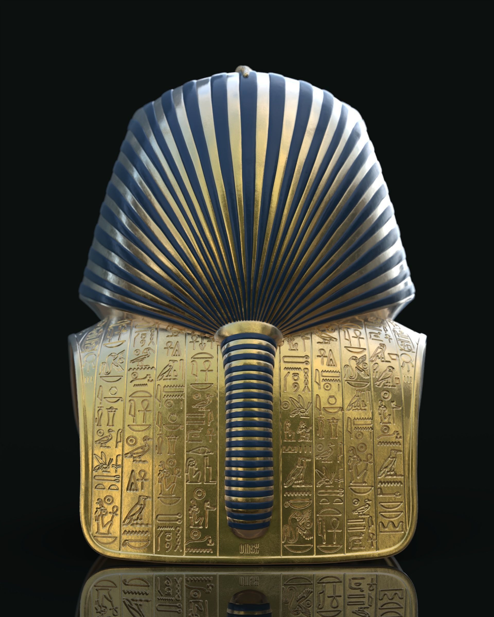 Tutankhamun Mask 3D model 3D printable | CGTrader