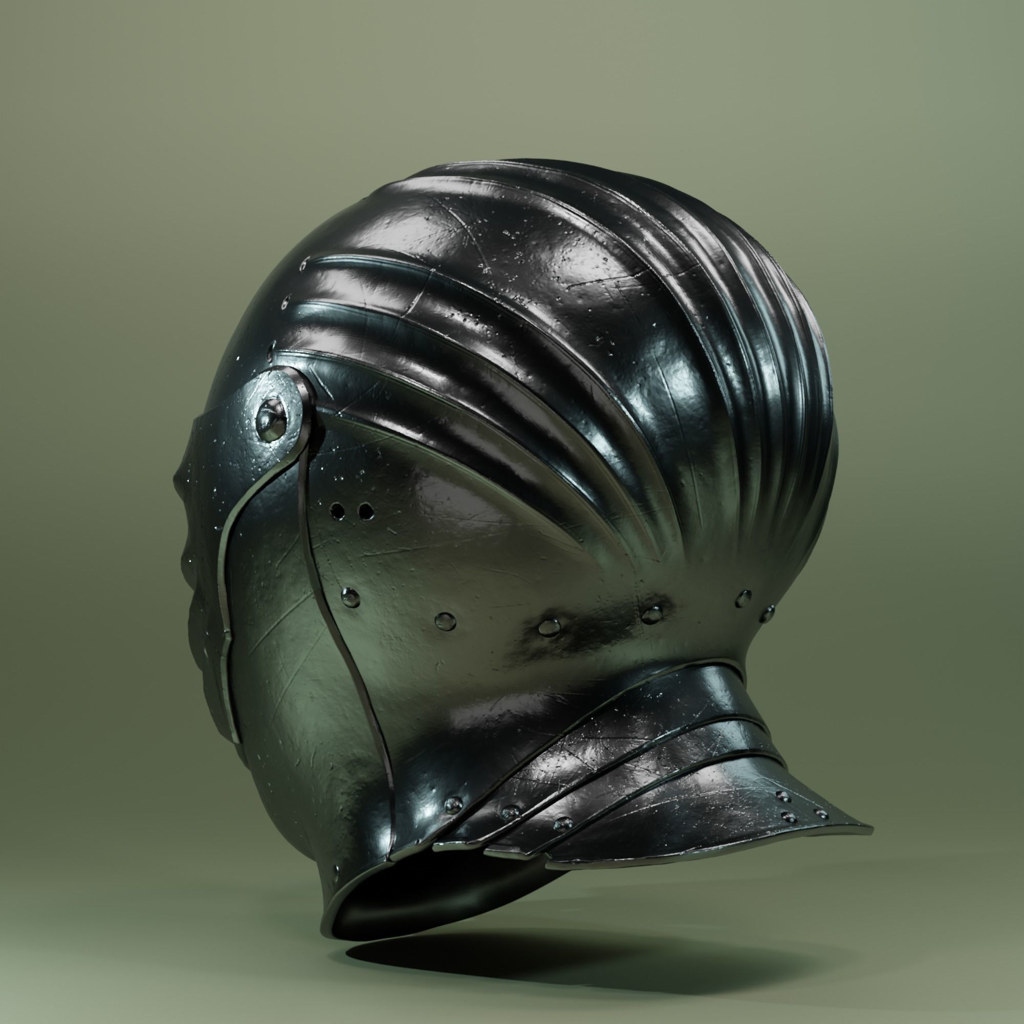 Maximilian Helmet 3D model 3D printable | CGTrader