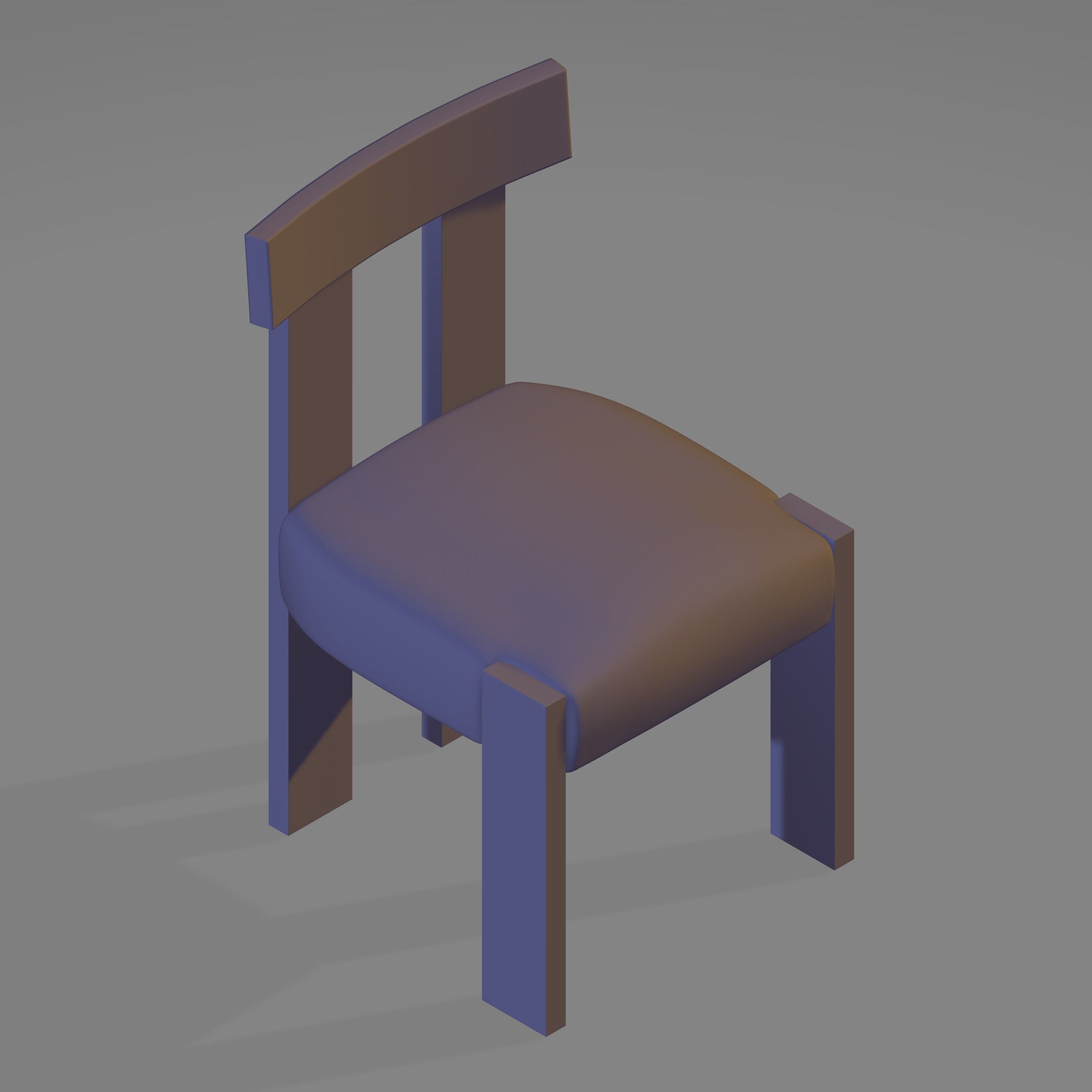 Loc Chair - Stahl Band 3D model | CGTrader